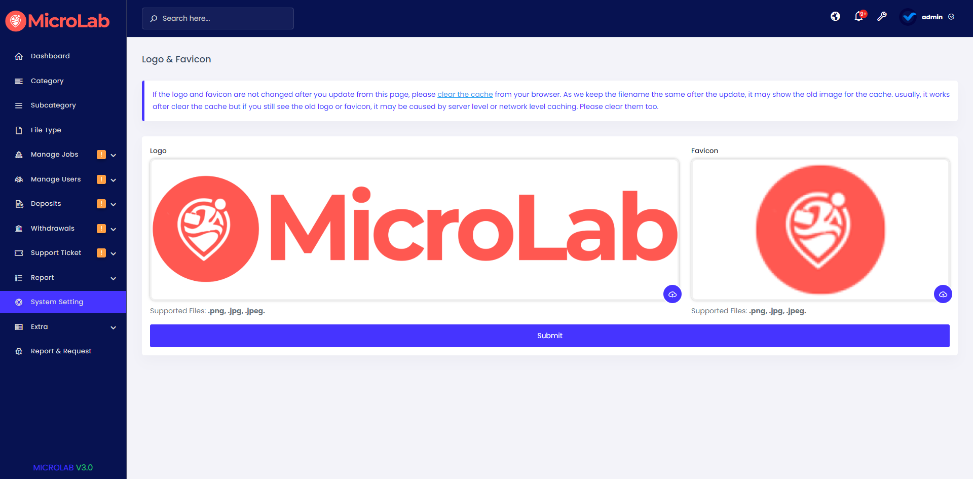 MicroLab - Micro Job Freelancing Platform by ViserLab | CodeCanyon