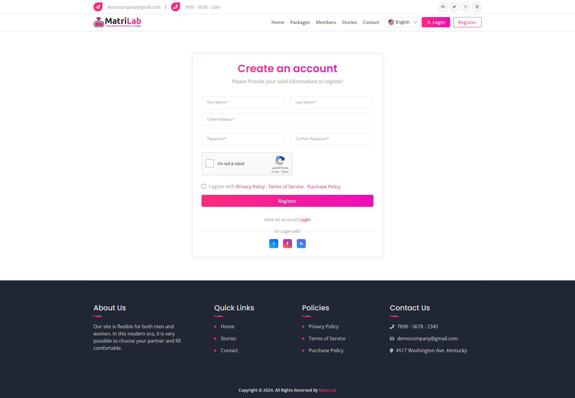 MatriLab - Ultimate Matchmaking Matrimony Platform by ViserLab | CodeCanyon