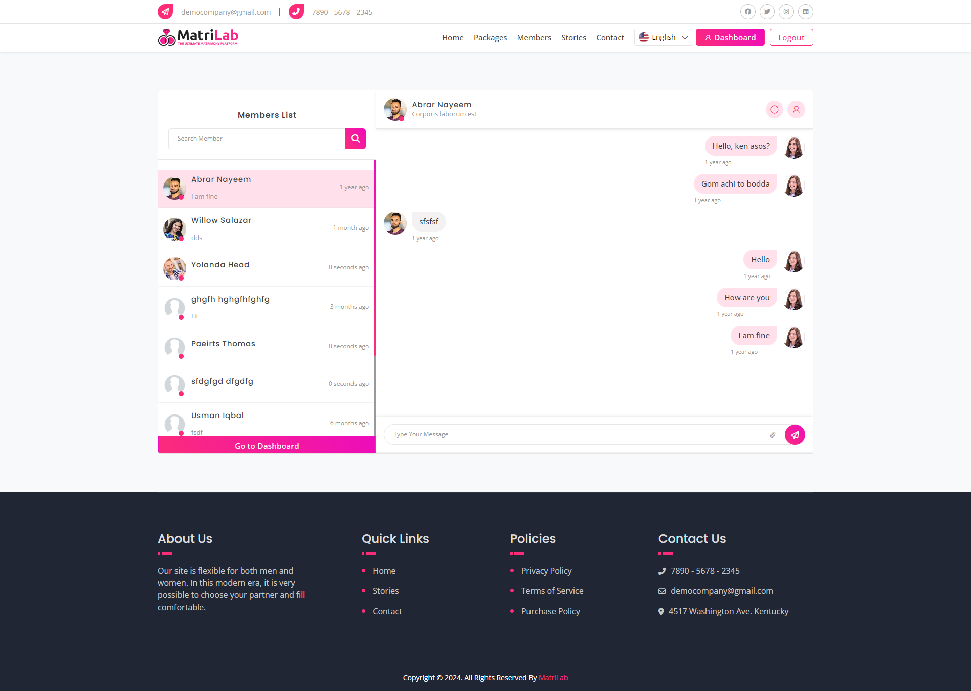 MatriLab - Ultimate Matchmaking Matrimony Platform by ViserLab | CodeCanyon