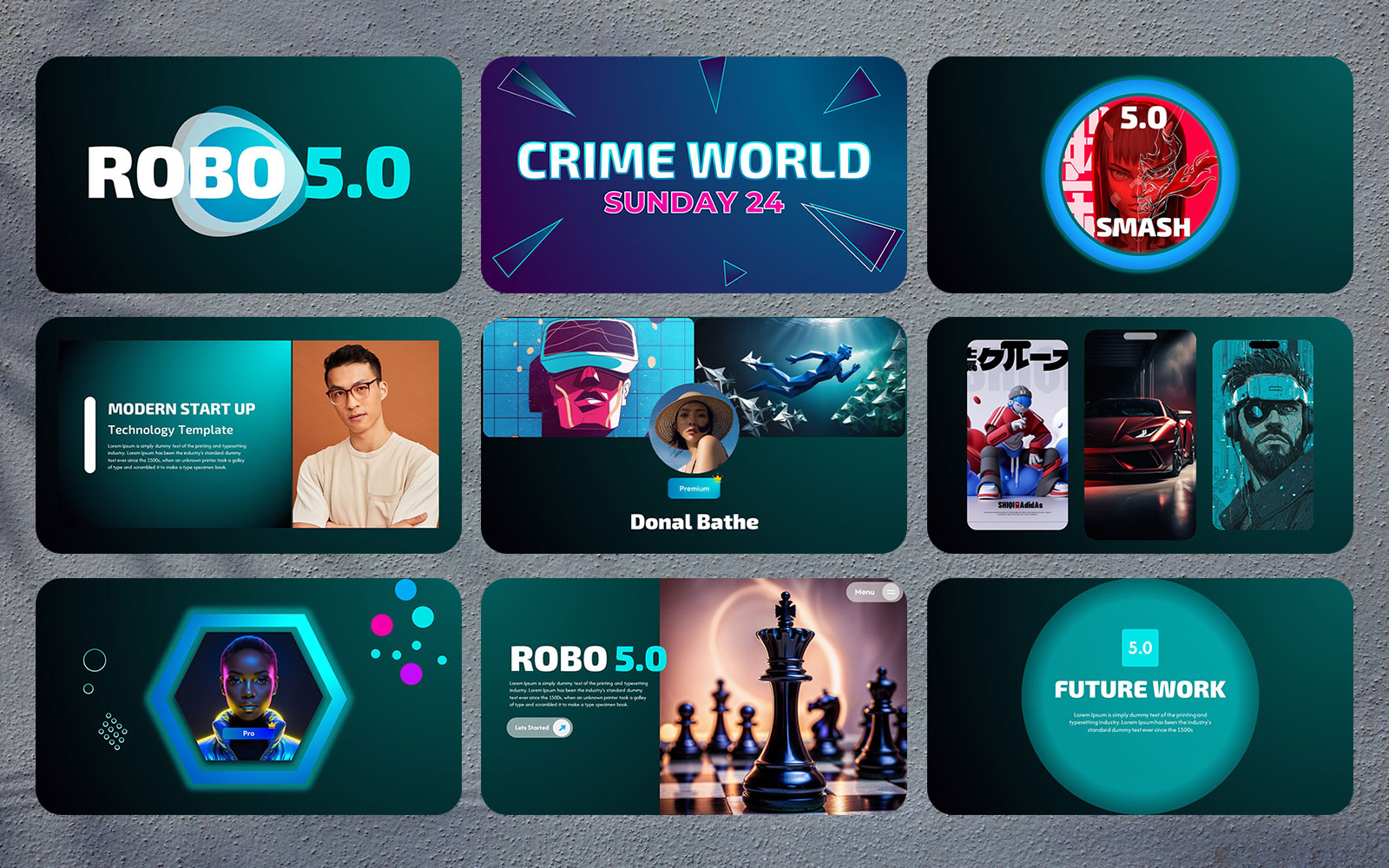 Robo Plan PowerPoint Presentation Template, Presentation Templates