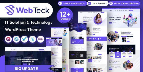 Webteck – IT Solution and Technology WordPress Theme by themeholy | ThemeForest