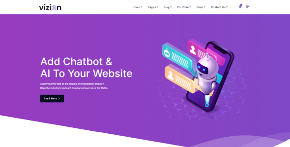 Vizion 4.0 - Artificial Intelligence WordPress Theme by iqonicdesign