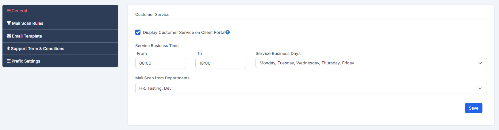 Customer Service Management module for Perfex CRM by GreenTech_Solutions