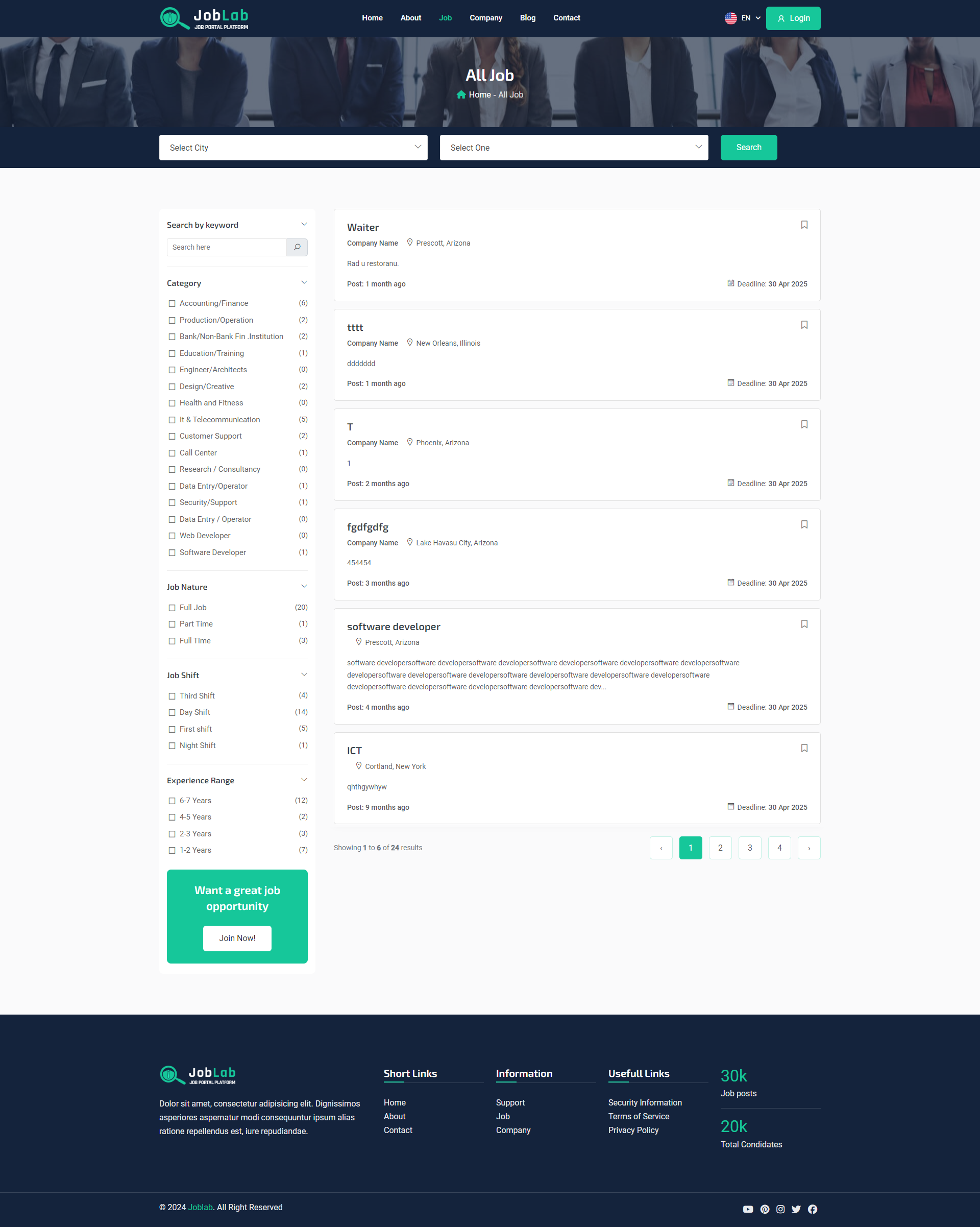 JobLab - Job Portal Platform by ViserLab | CodeCanyon