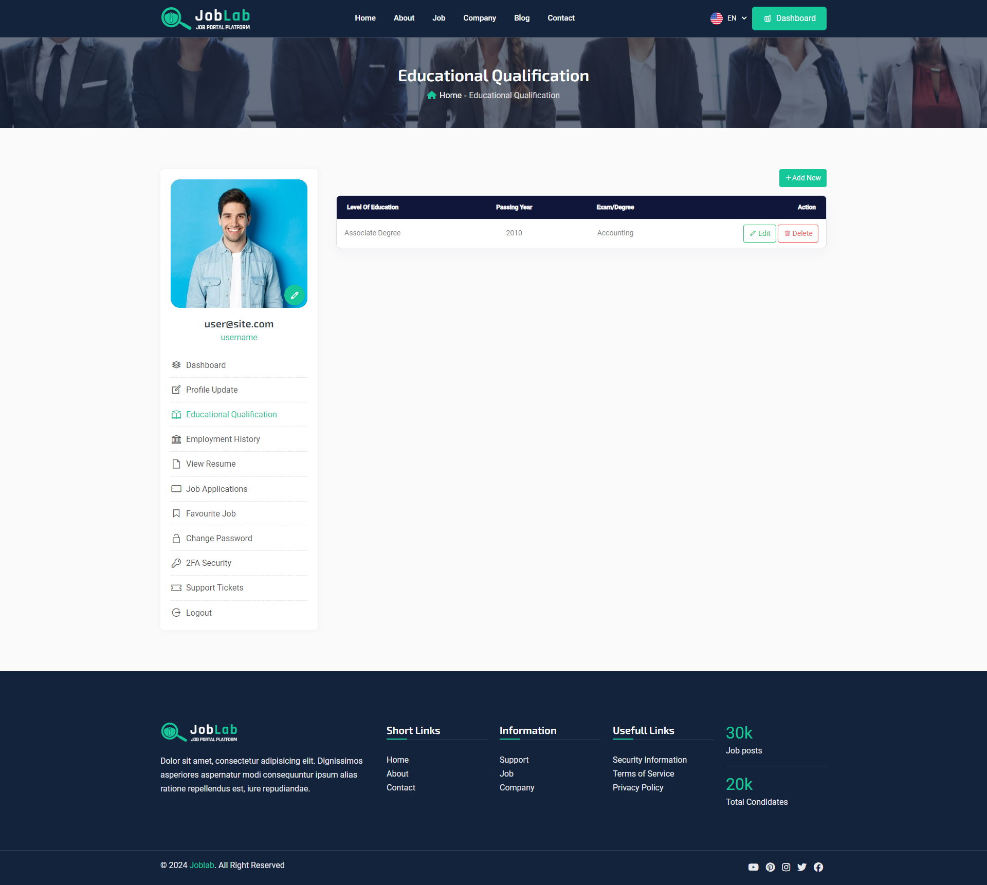 JobLab - Job Portal Platform by ViserLab | CodeCanyon