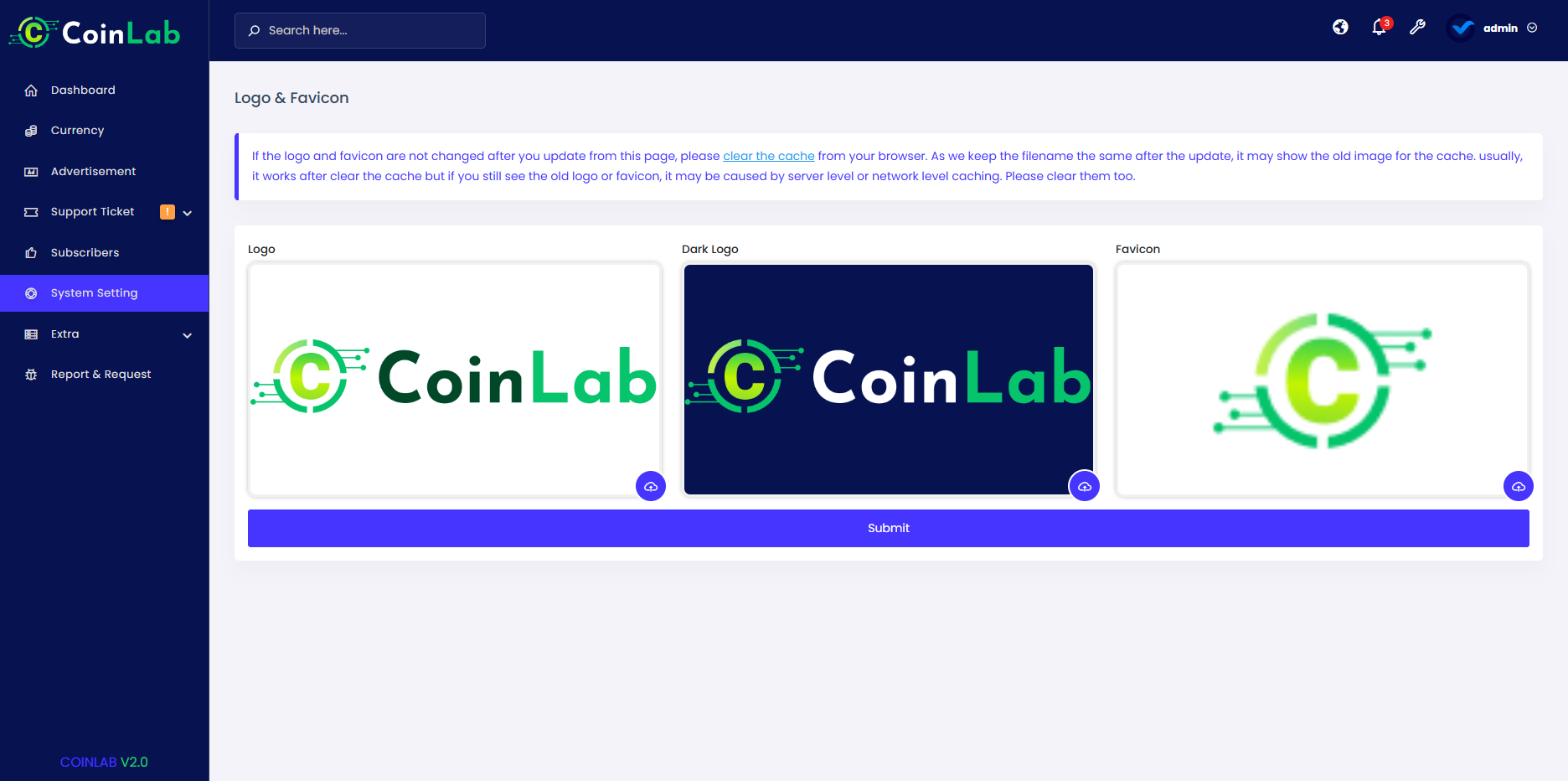 CoinLab - Altcoin Listing Platform by ViserLab | CodeCanyon