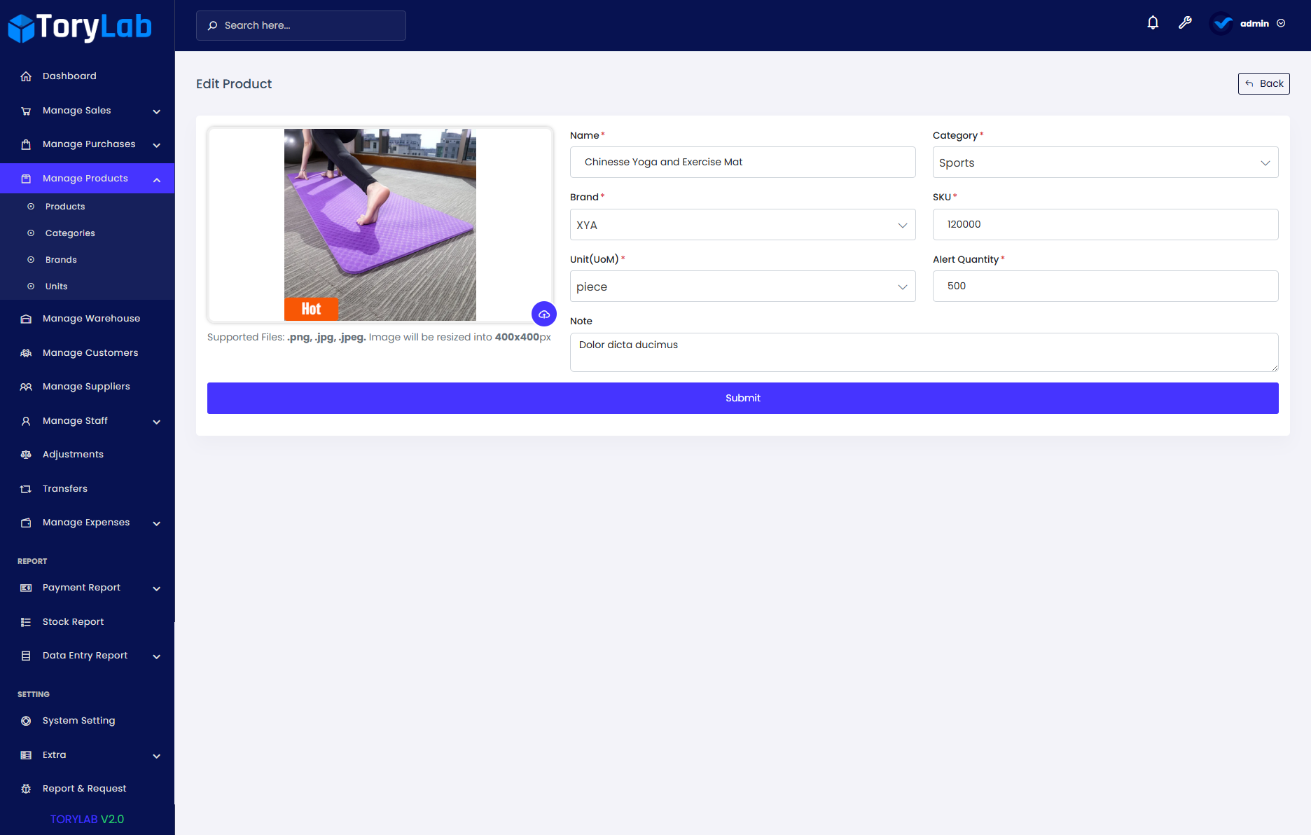 ToryLab - Inventory Management System by ViserLab | CodeCanyon