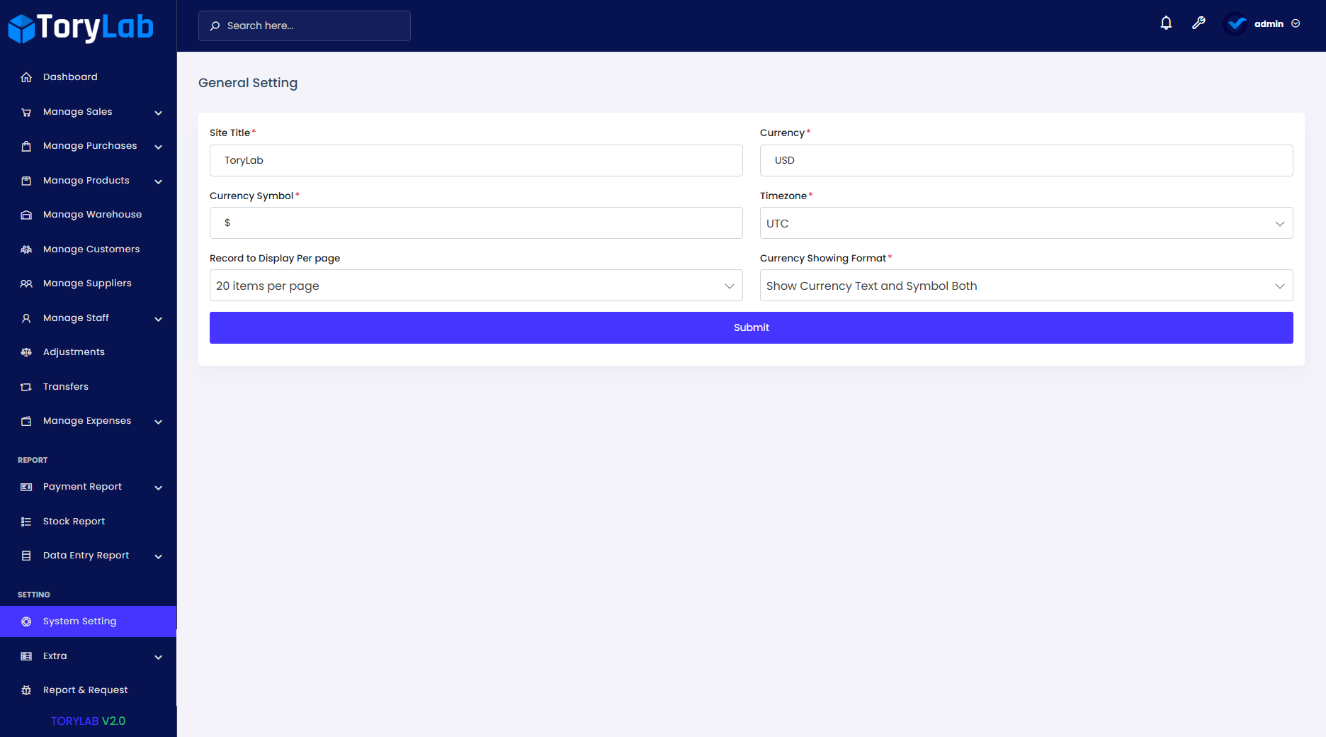 ToryLab - Inventory Management System by ViserLab | CodeCanyon