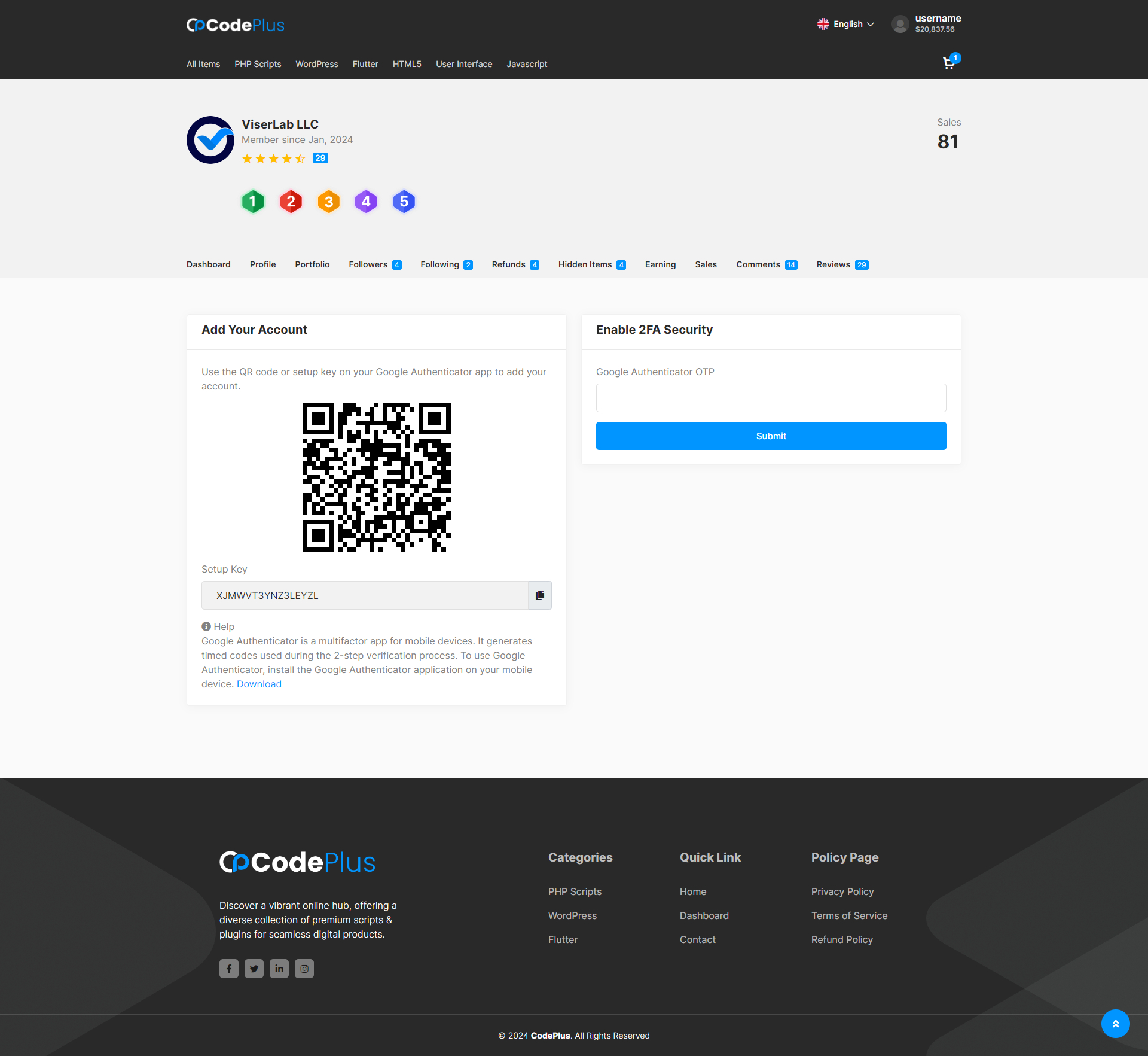 CodePlus - Multi Vendor Digital Marketplace by ViserLab | CodeCanyon