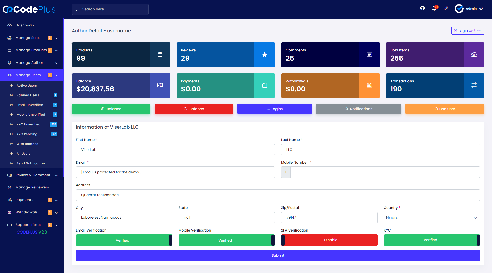 CodePlus - Multi Vendor Digital Marketplace by ViserLab | CodeCanyon