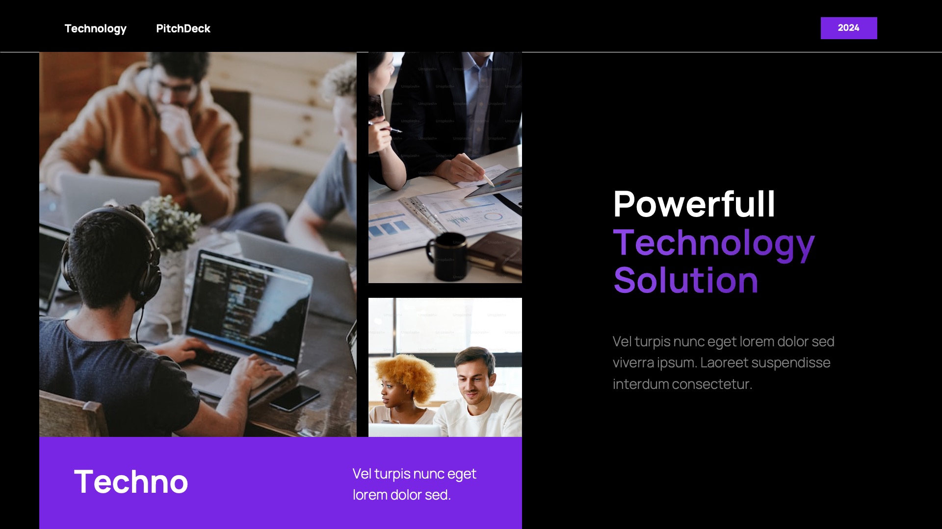 Technology Pitch Deck, Presentation Templates | GraphicRiver