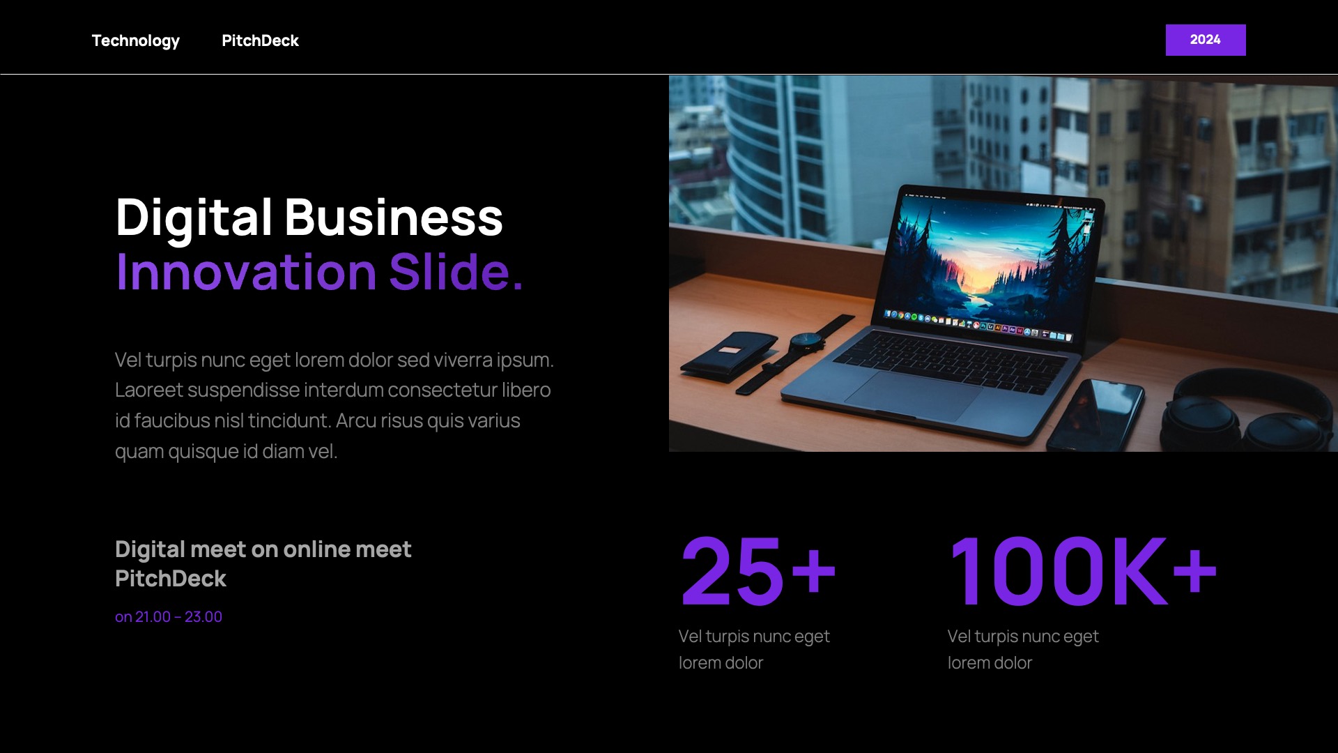 Technology Pitch Deck, Presentation Templates | GraphicRiver