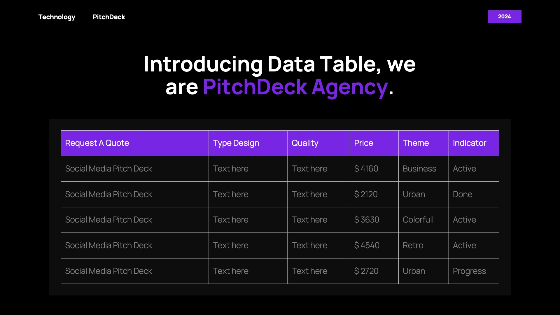 Technology Pitch Deck, Presentation Templates | GraphicRiver