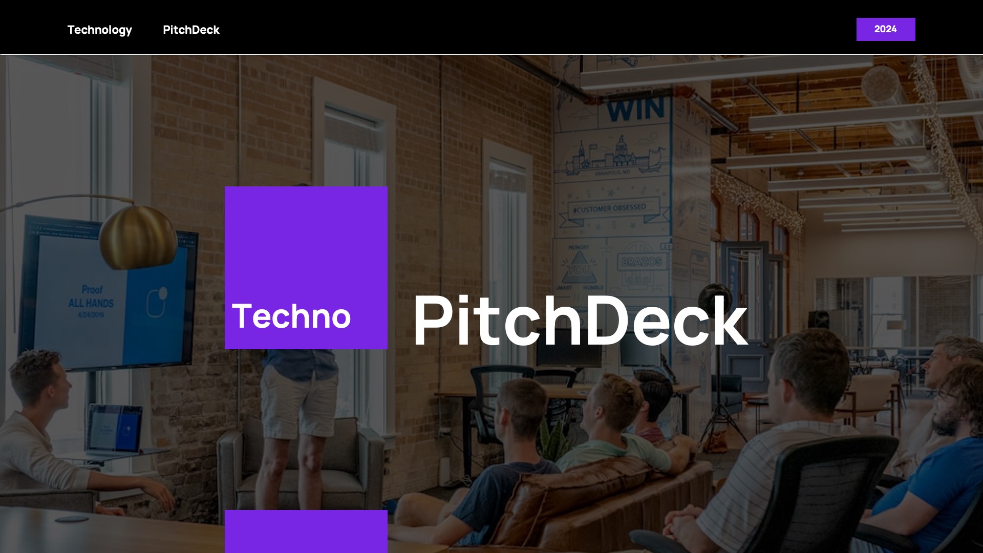 Technology Pitch Deck, Presentation Templates | GraphicRiver