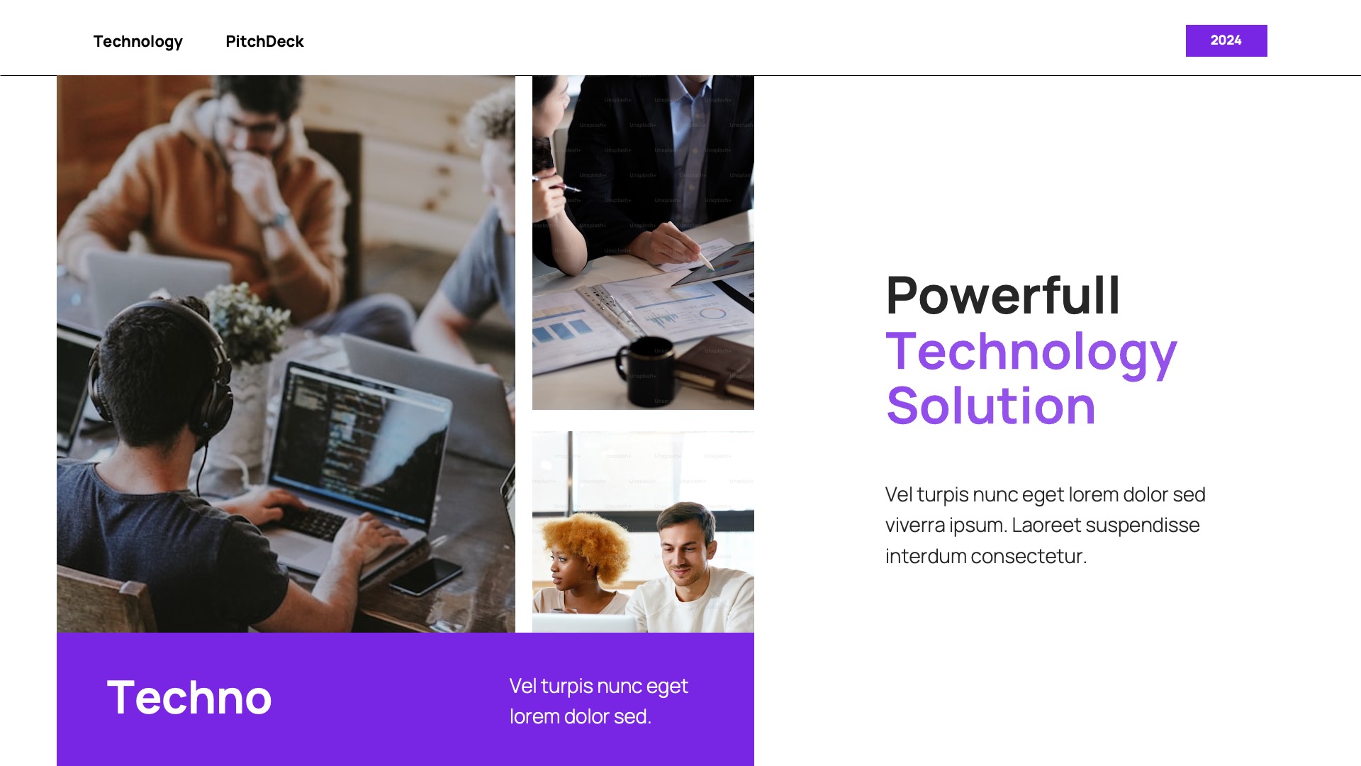 Technology Pitch Deck, Presentation Templates | GraphicRiver