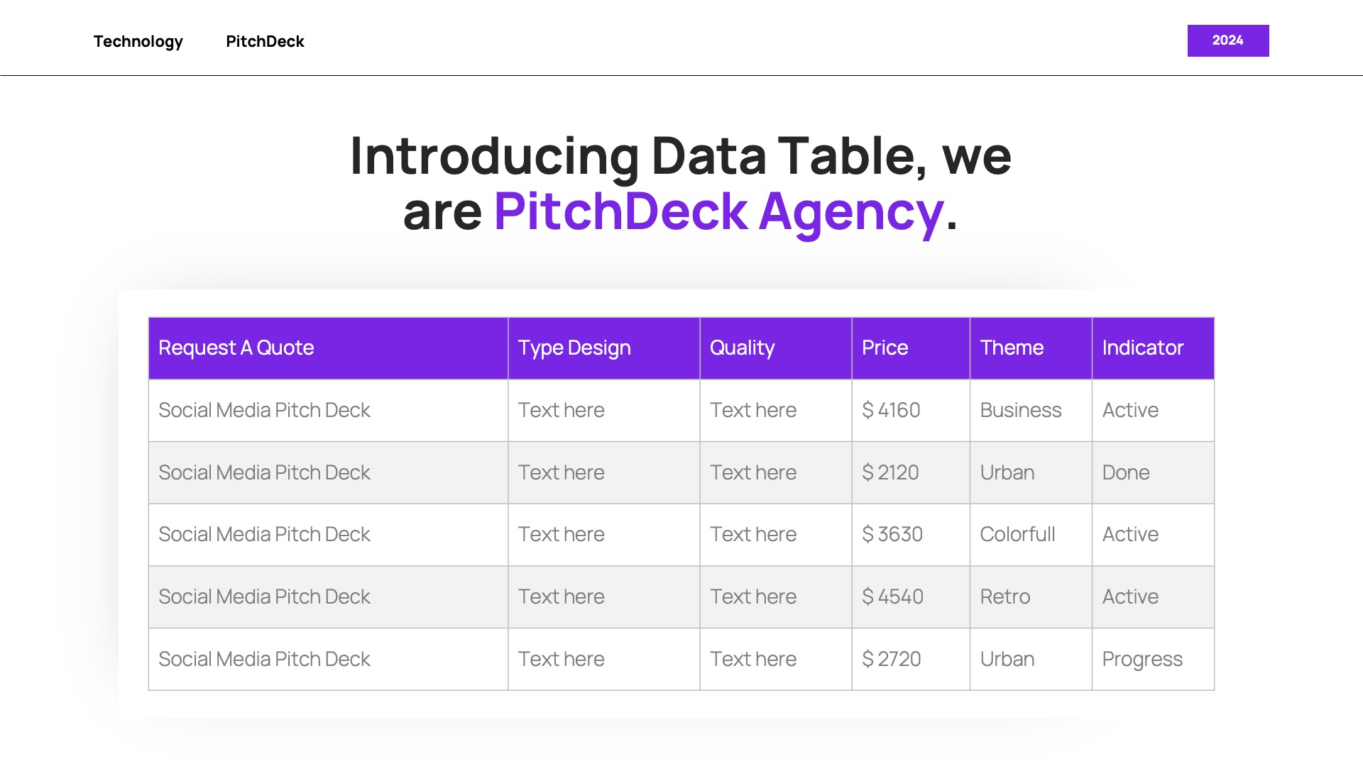 Technology Pitch Deck, Presentation Templates | GraphicRiver