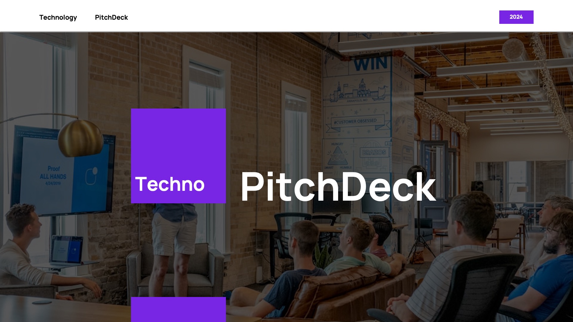 Technology Pitch Deck, Presentation Templates | GraphicRiver