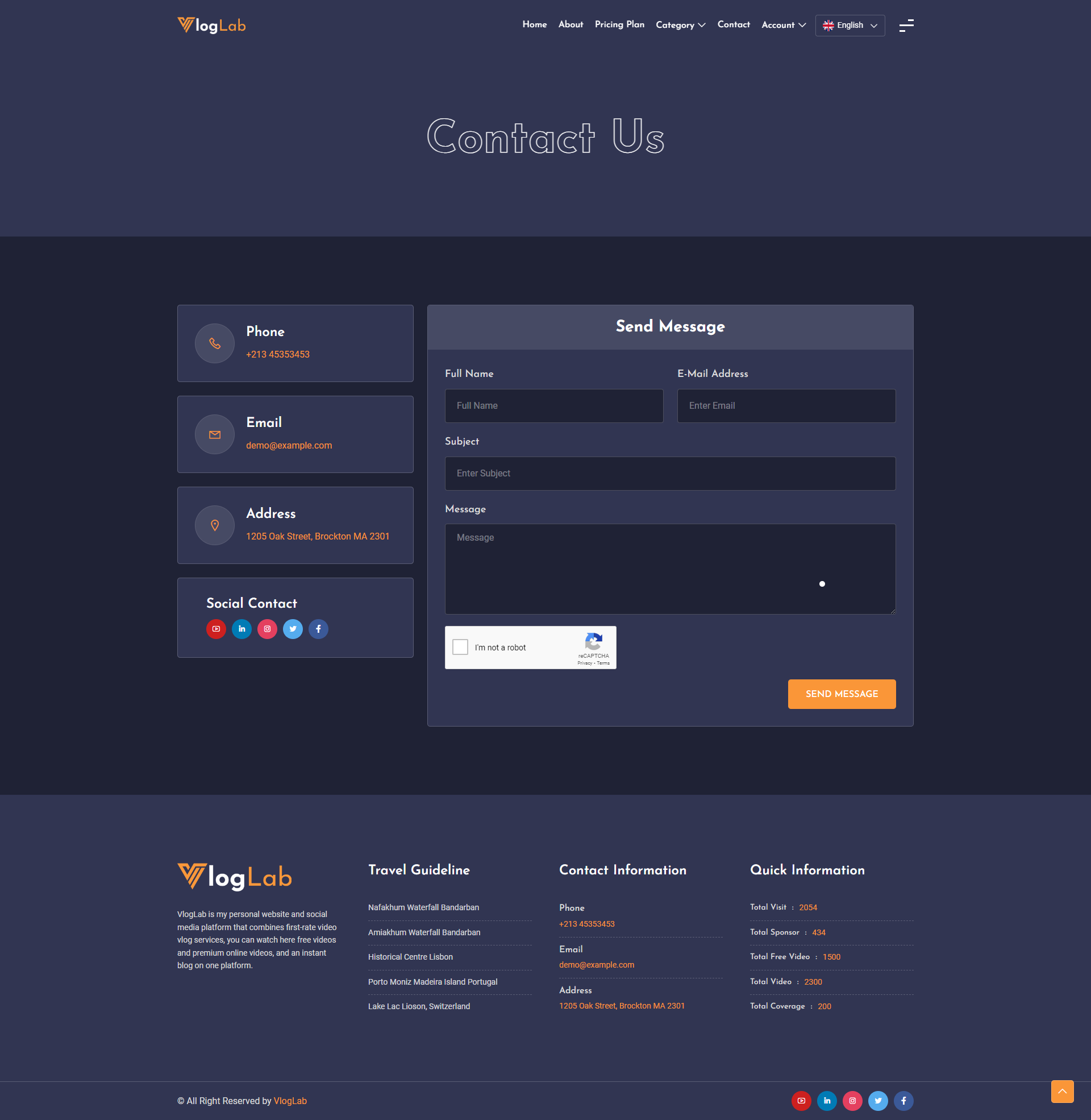 VlogLab - Online Vlogging Platform by ViserLab | CodeCanyon