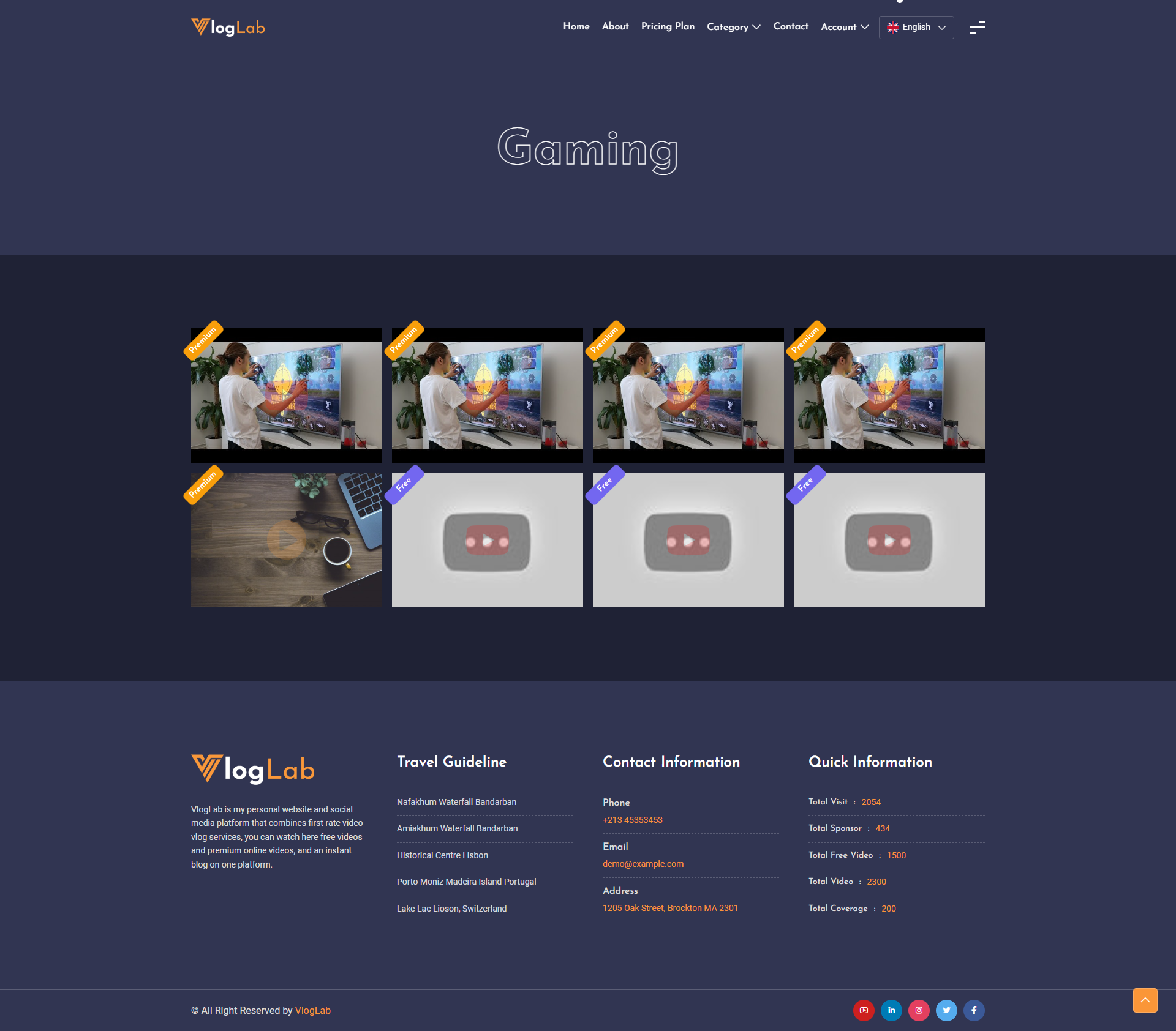 VlogLab - Online Vlogging Platform by ViserLab | CodeCanyon