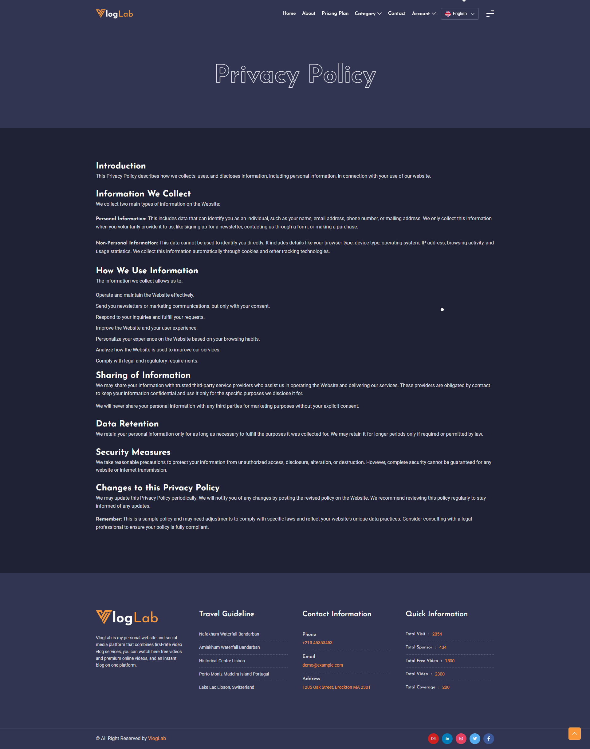 VlogLab - Online Vlogging Platform by ViserLab | CodeCanyon