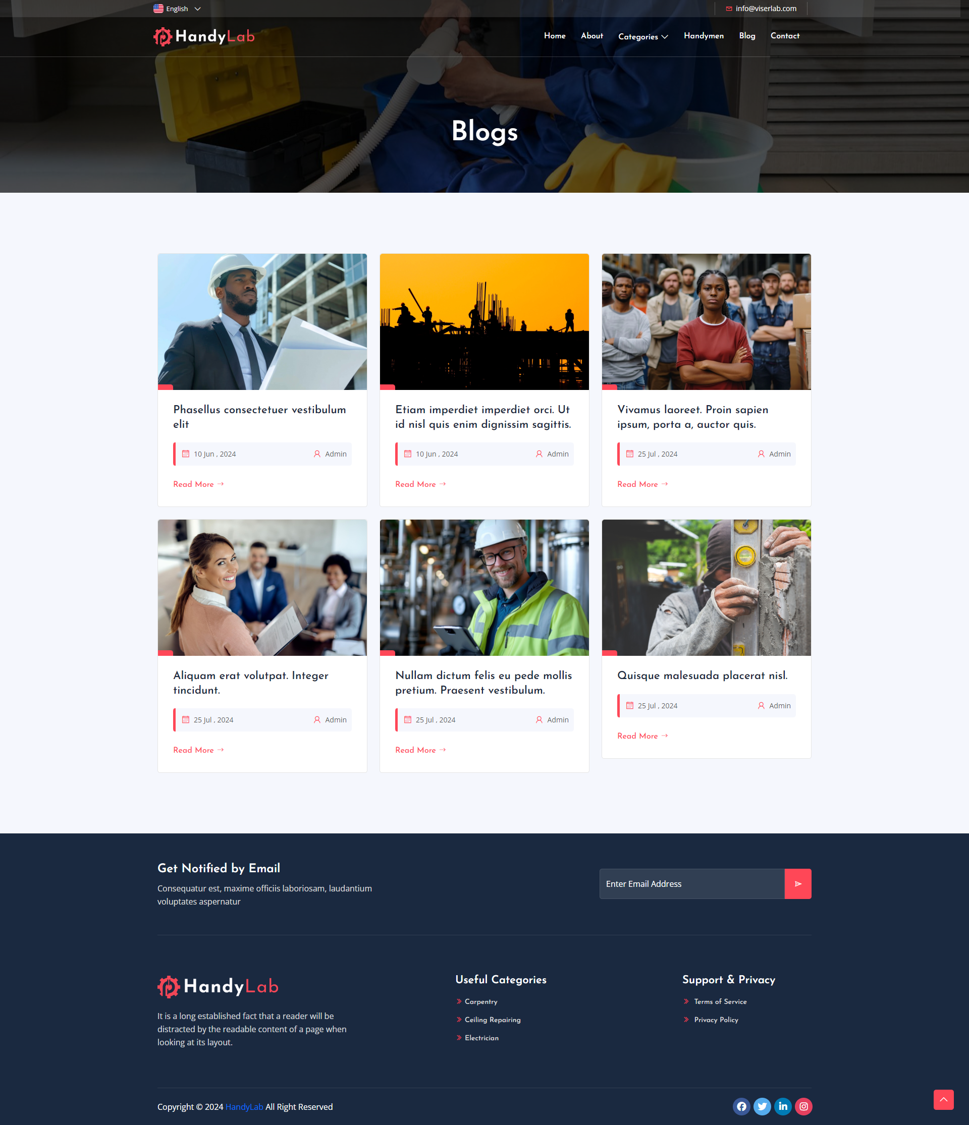 HandyLab - Handyman Listing Platform by ViserLab | CodeCanyon