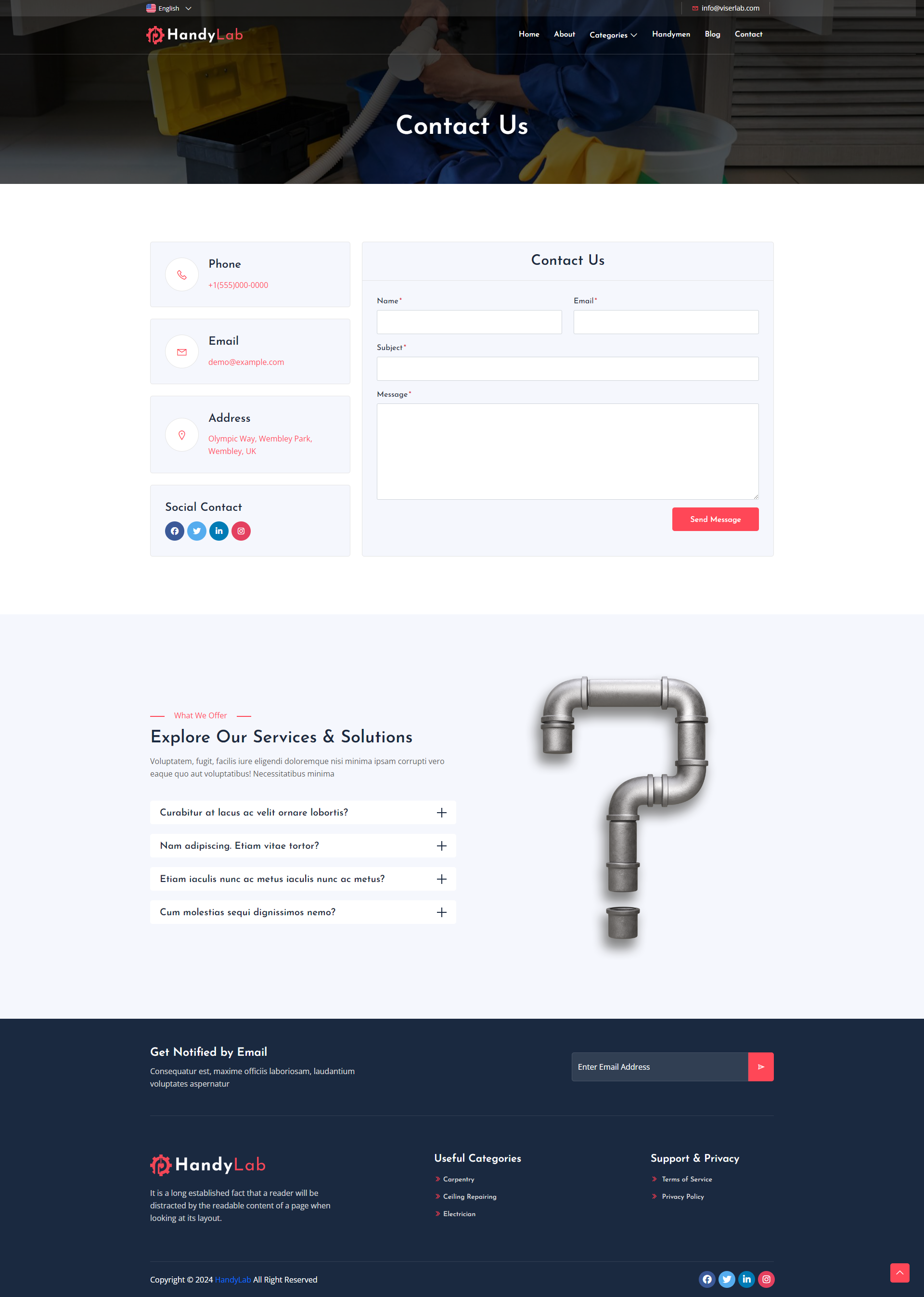 HandyLab - Handyman Listing Platform by ViserLab | CodeCanyon