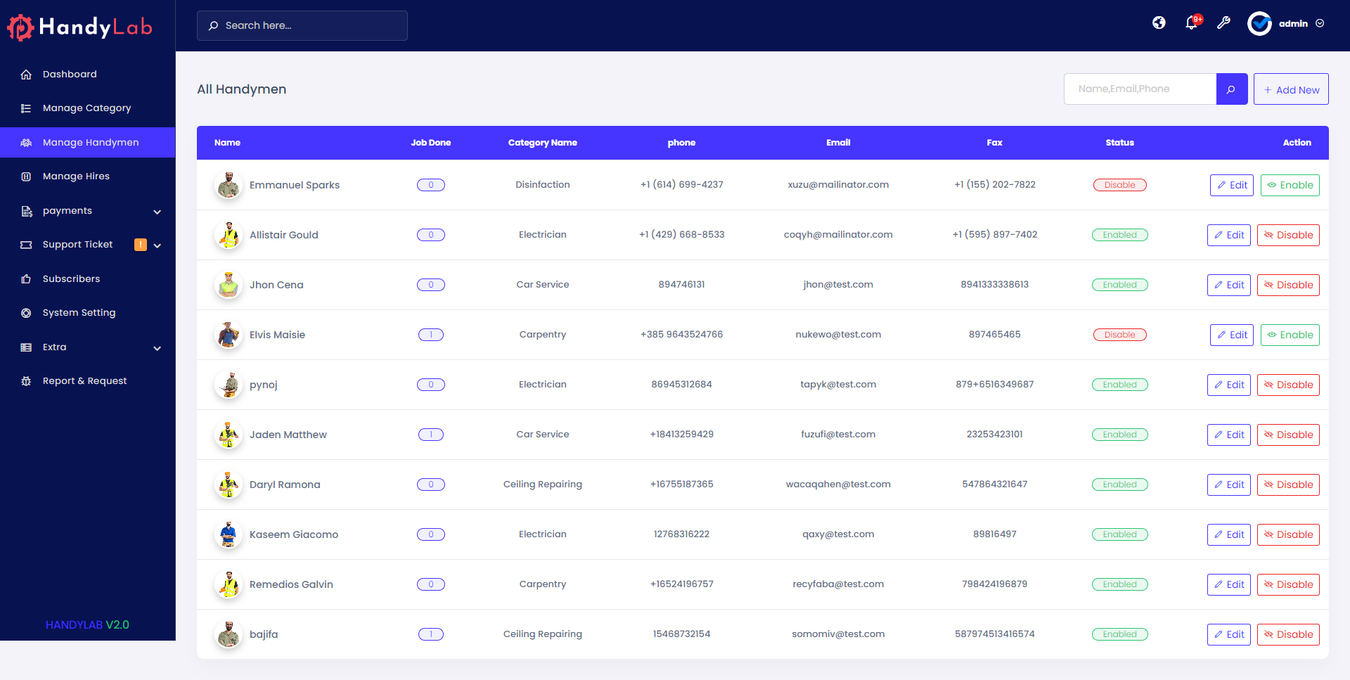HandyLab - Handyman Listing Platform by ViserLab | CodeCanyon