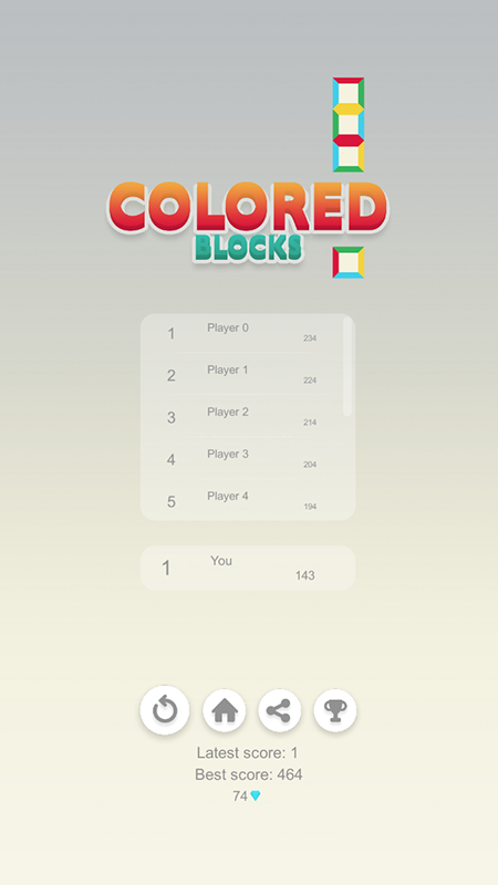 Colored Blocks - Unity project by TinyStudioGames | CodeCanyon