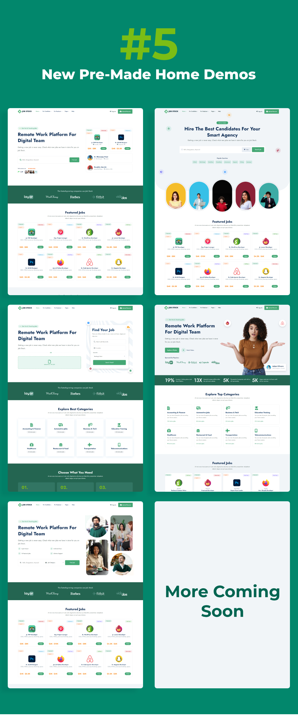 Job Stock - Job Board Template by ThemezhubLayouts | ThemeForest