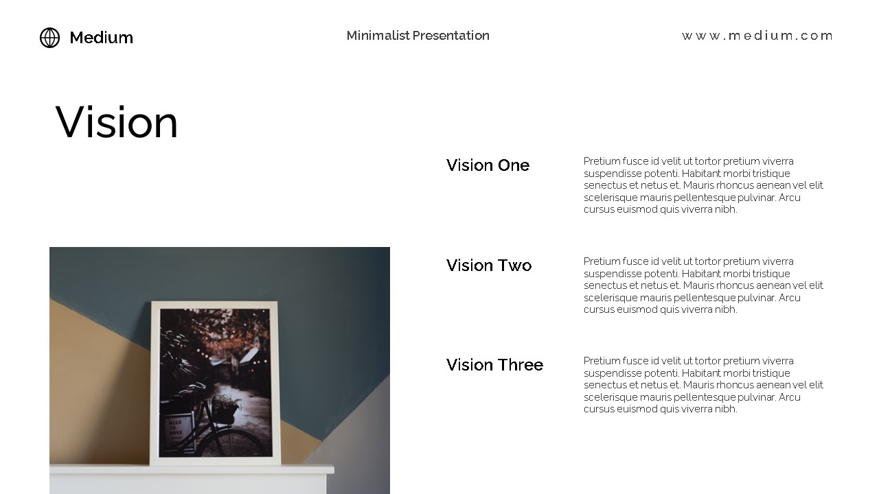 Medium - Minimalist Business Google Slides Template, Presentation Templates