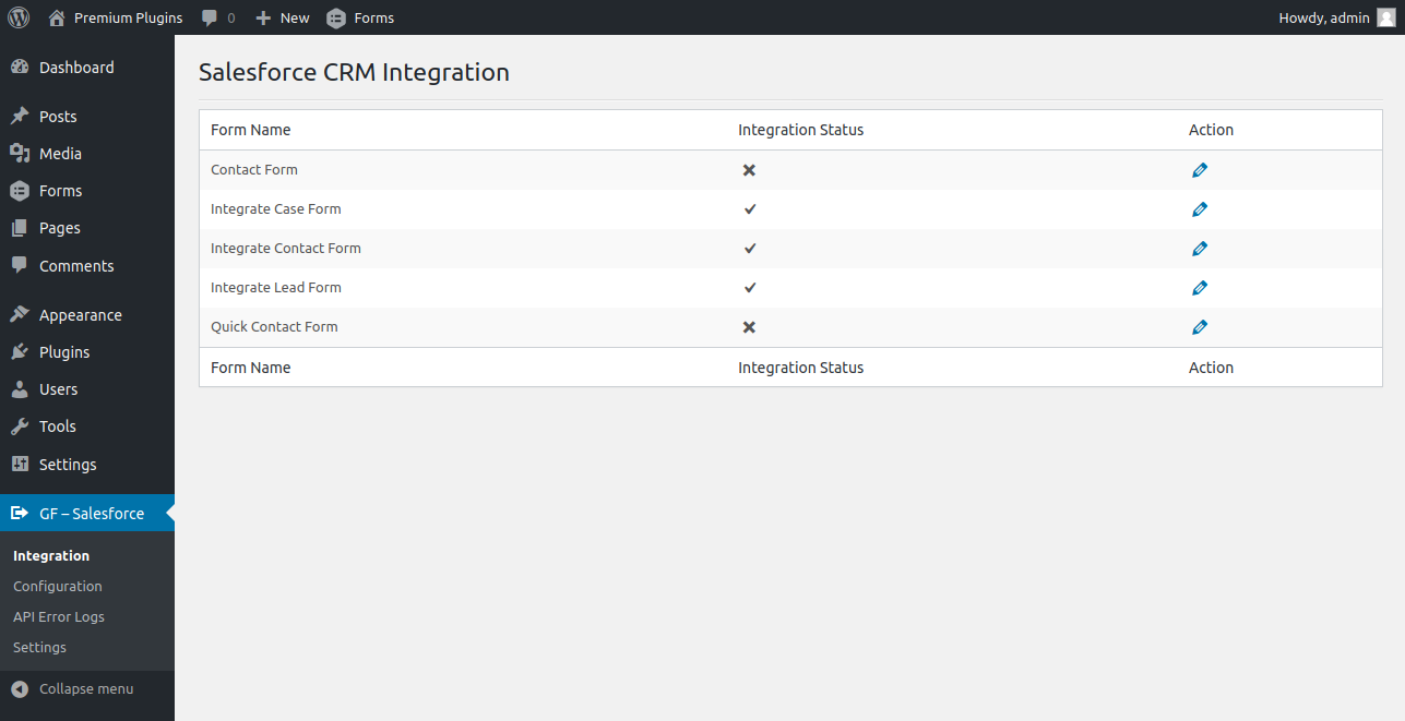 Gravity Forms Salesforce Crm Integration By Obtaincode Codecanyon