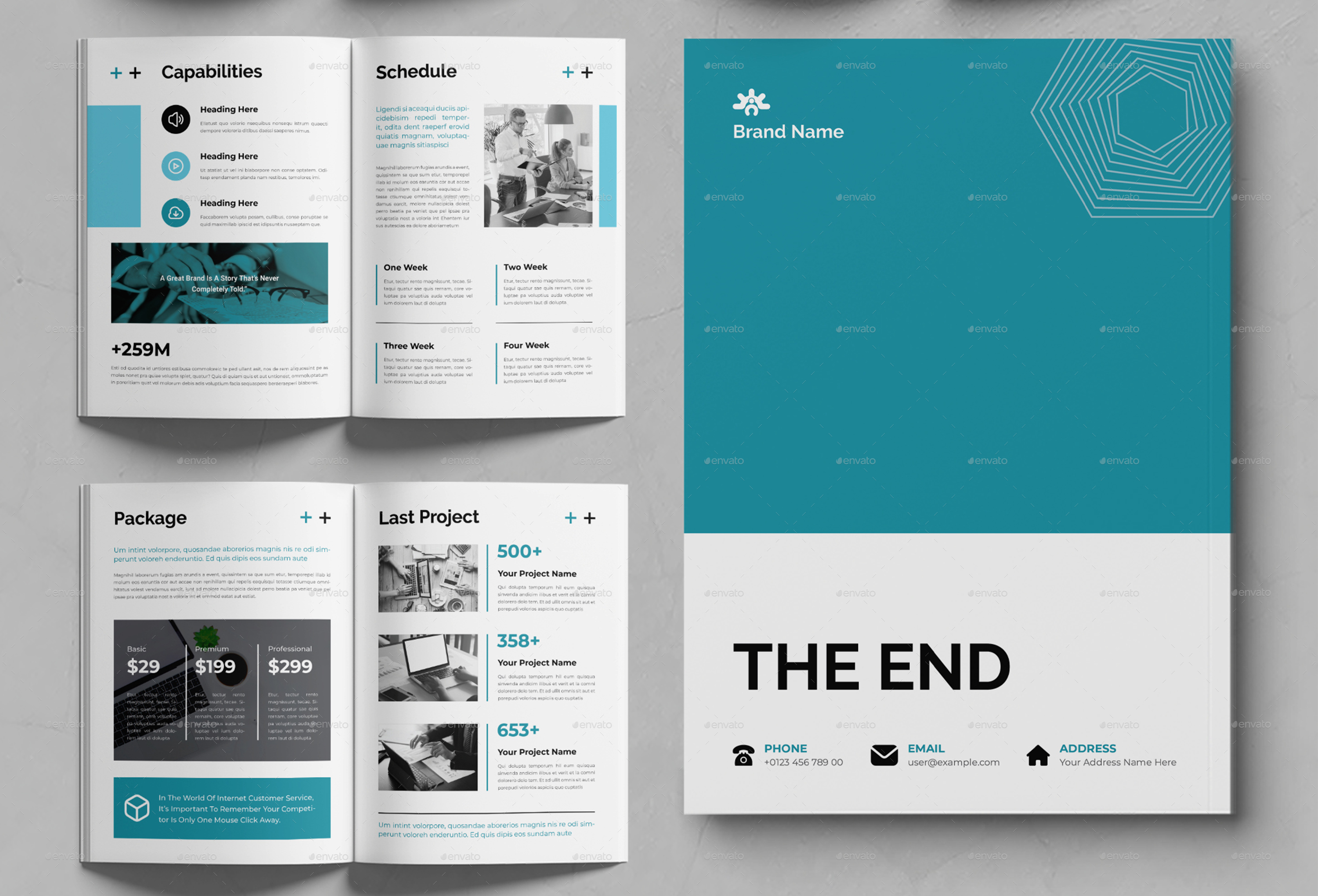 Brand Proposal Layout, Print Templates | GraphicRiver