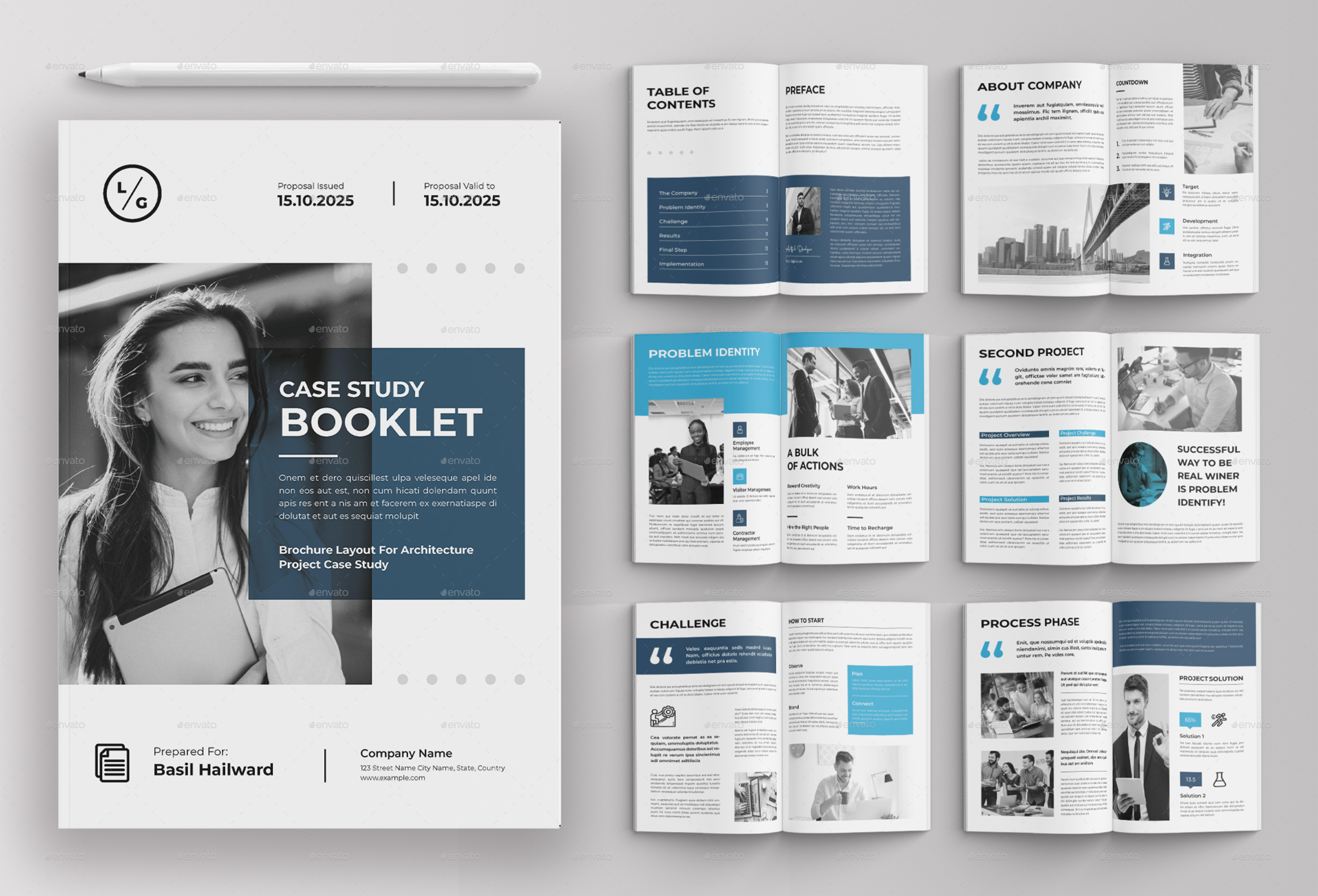 Case Study Booklet Template, Print Templates | GraphicRiver