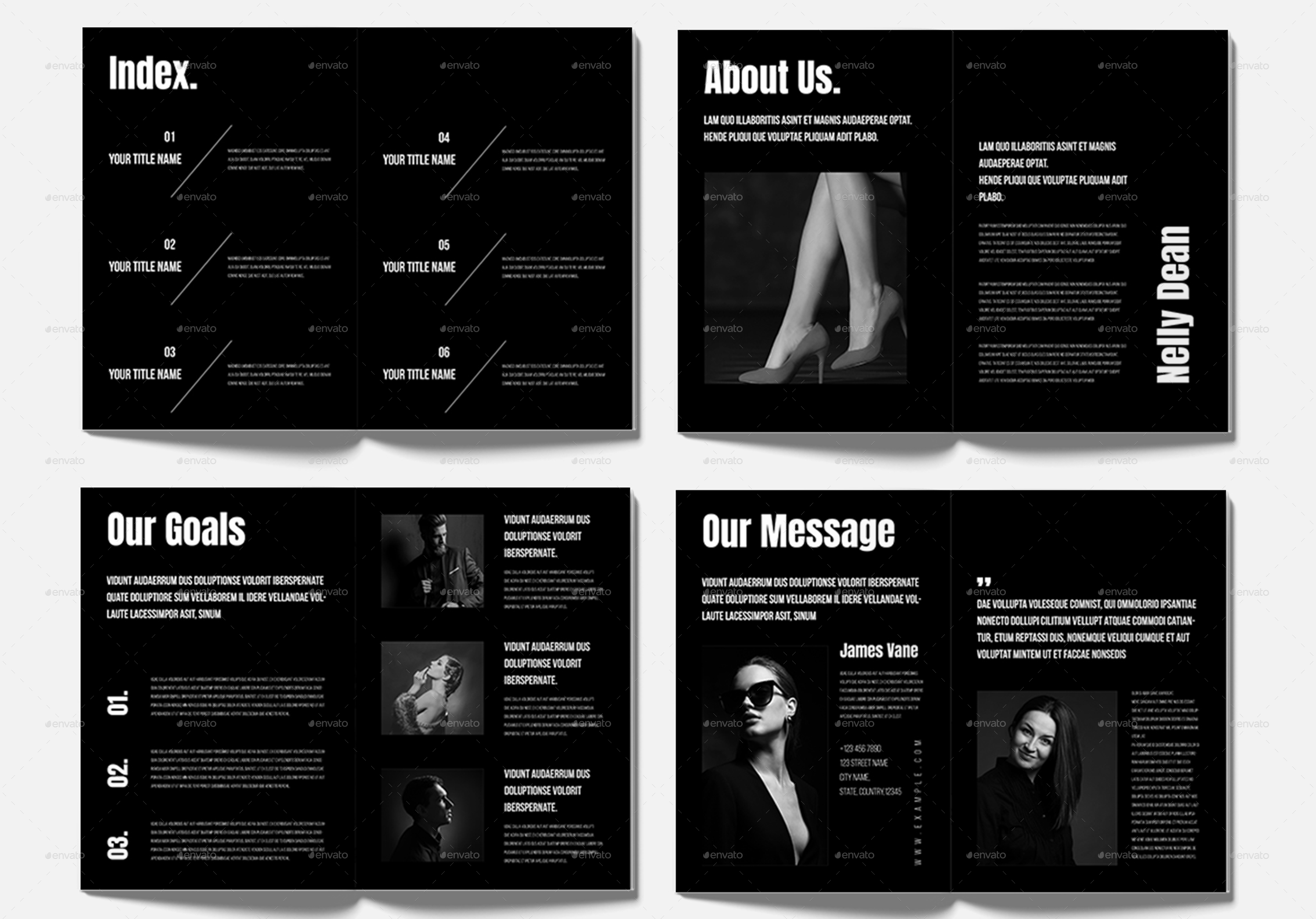 Brand Strategy Layout Template, Print Templates | GraphicRiver