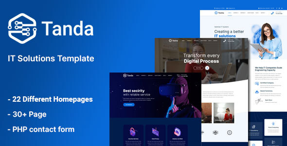 Tanda - IT Solutions Template by validthemes | ThemeForest