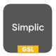 Simplic - Grey Minimal Google Slides Template, Presentation Templates
