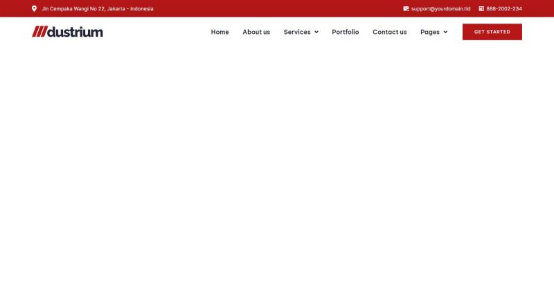 Dustrium - Industrial & Manufacturing Elementor Pro Template Kit by ...