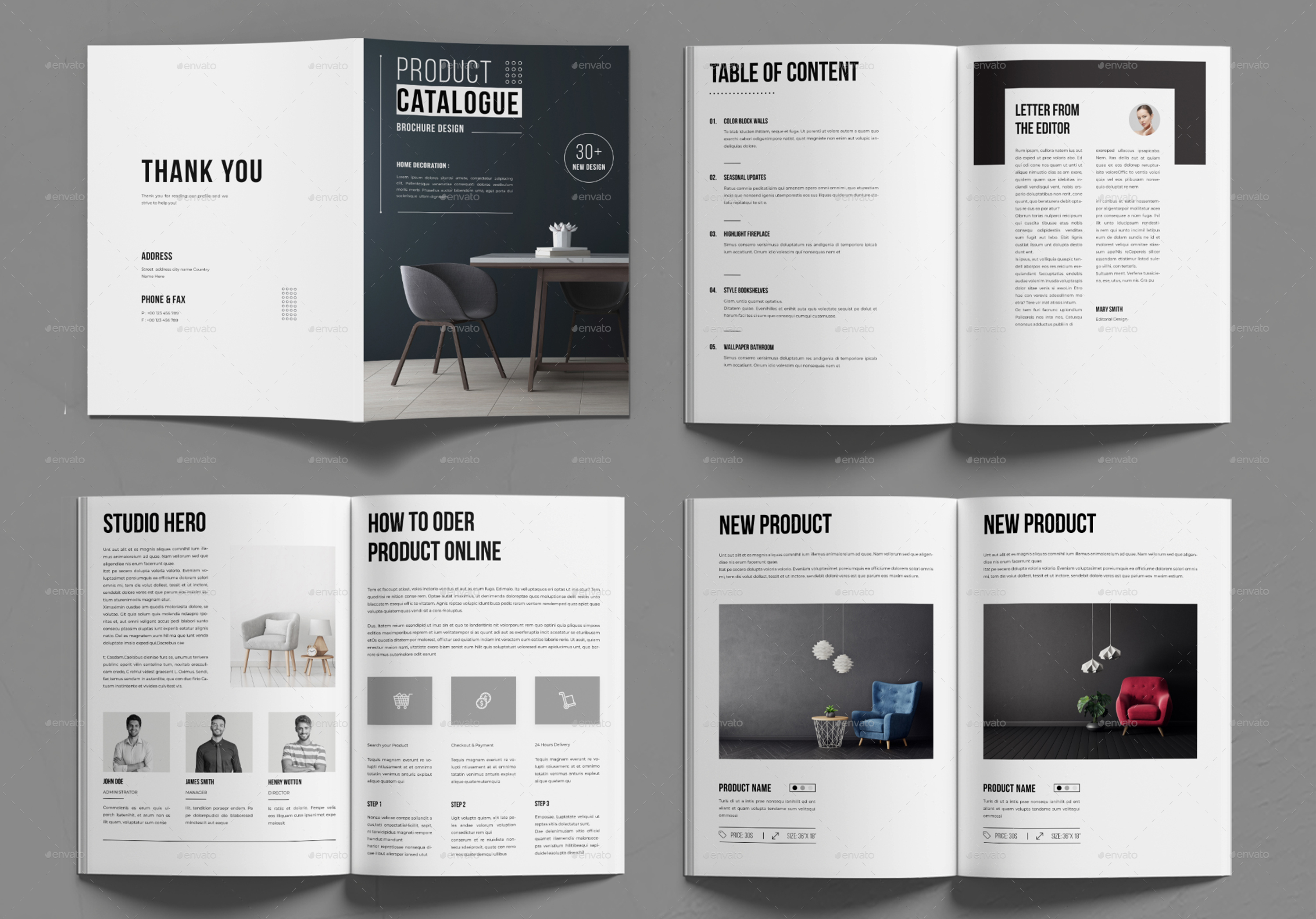 Product Catalog Layout, Print Templates | GraphicRiver