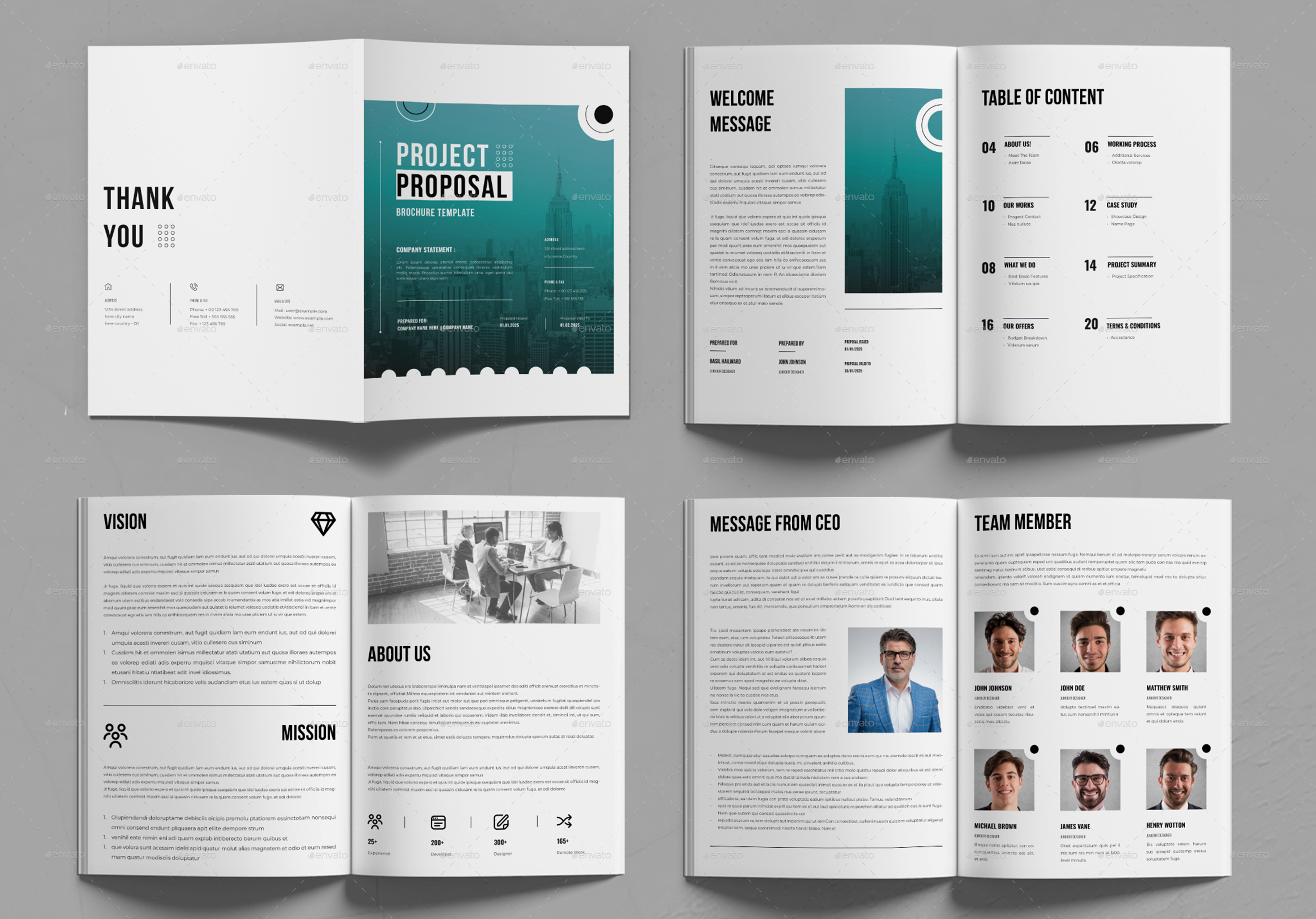 Creative Project Proposal Layout, Print Templates | GraphicRiver