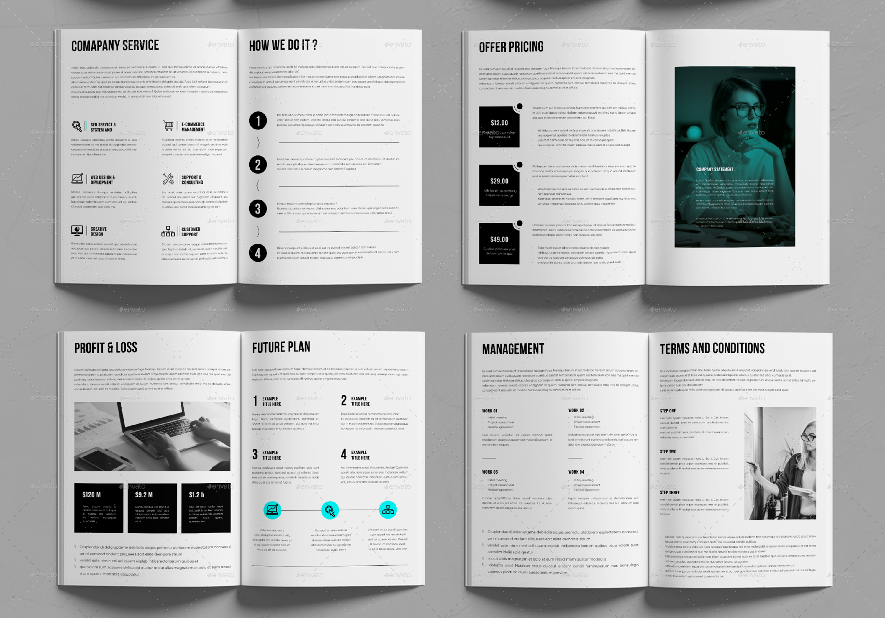 Creative Project Proposal Layout, Print Templates | GraphicRiver