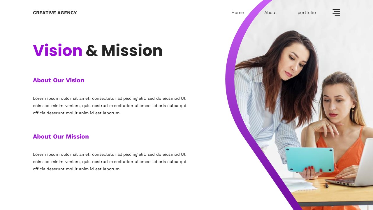 Creative Agency - Startup Powerpoint Templates, Presentation Templates