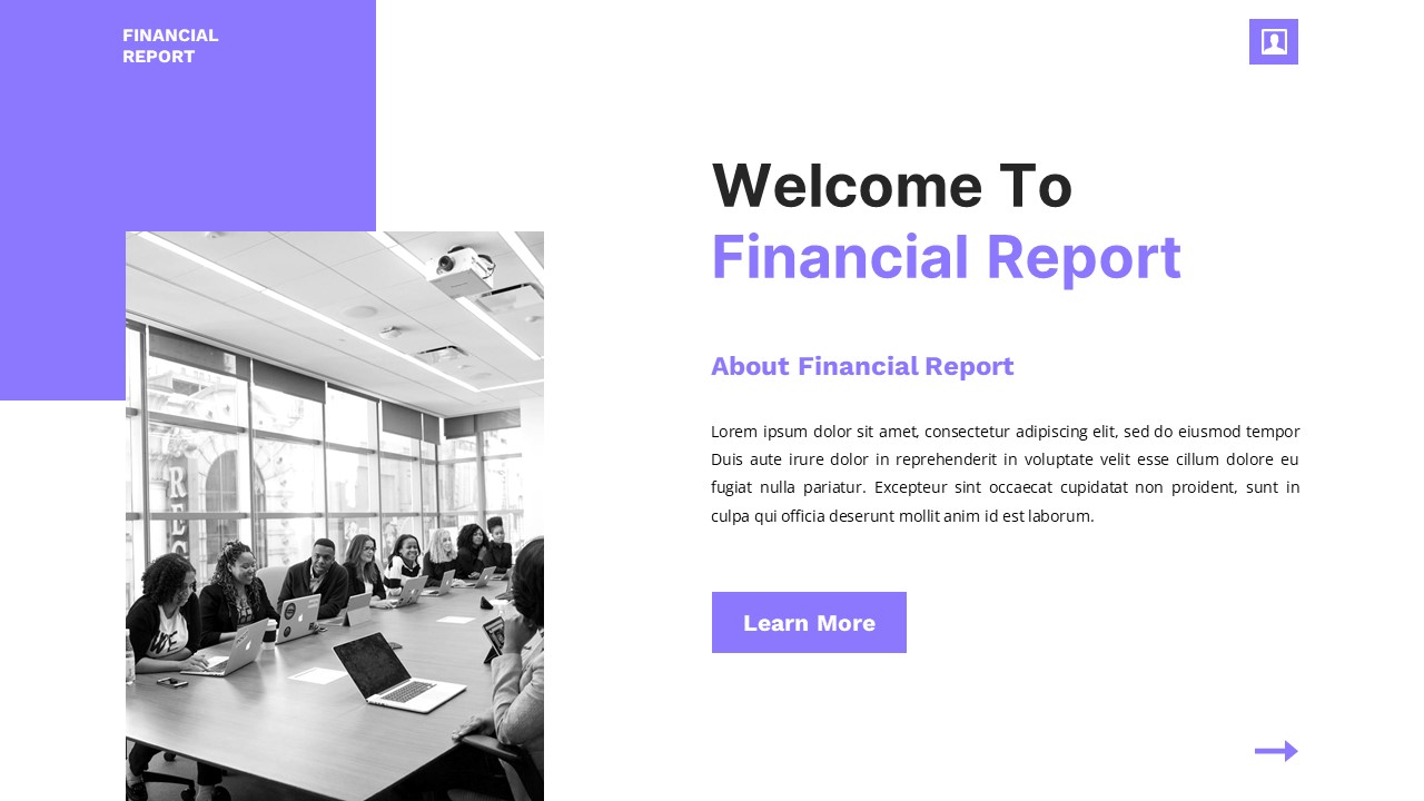 Financial Report - Financial Powerpoint Templates, Presentation Templates