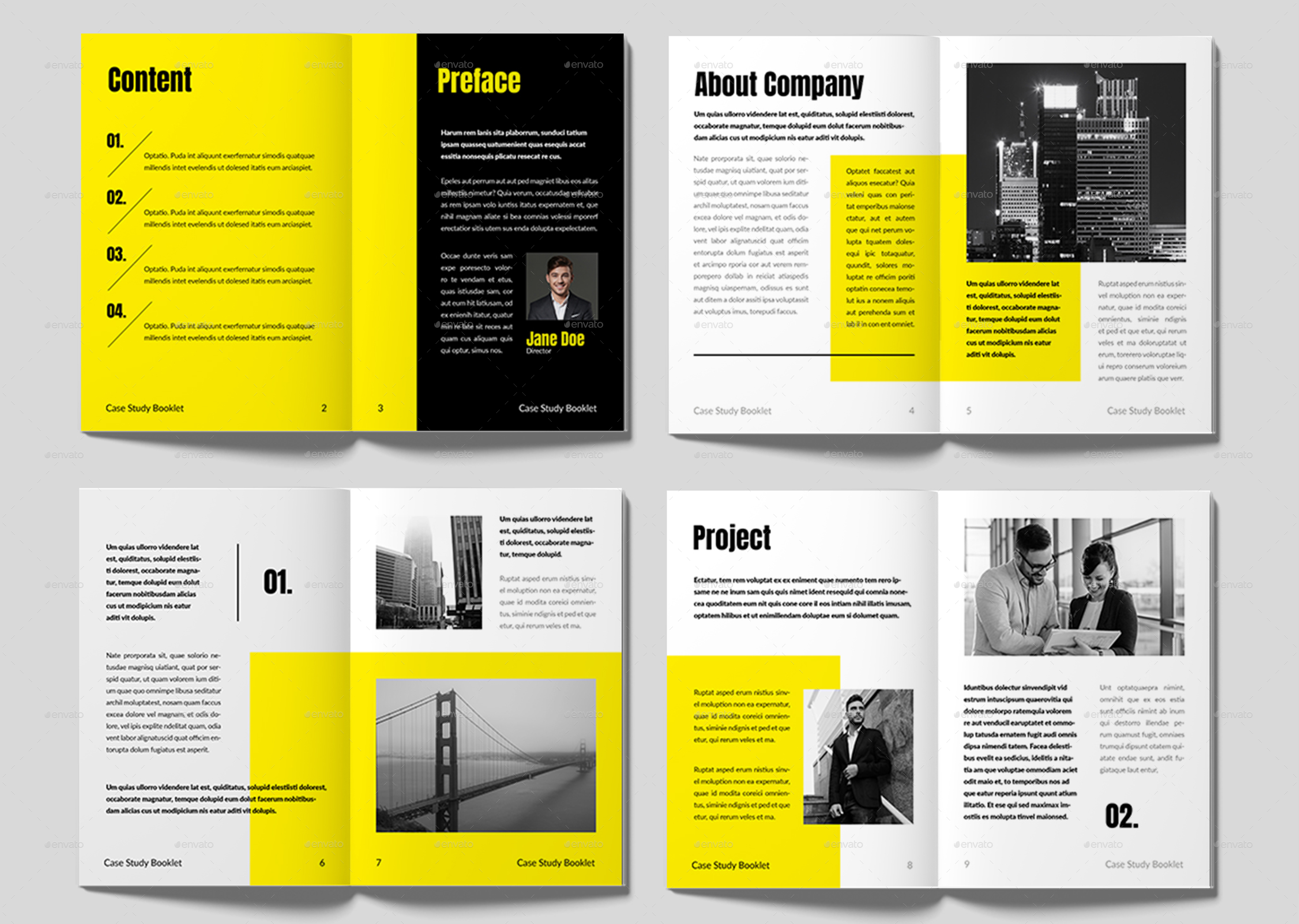 Case Study Booklet Layout, Print Templates | GraphicRiver