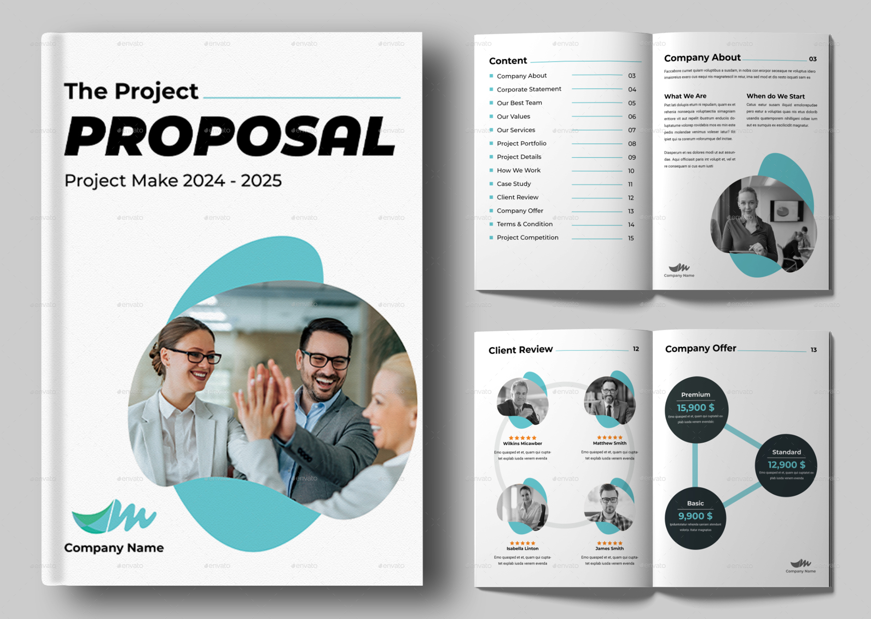 Project Proposal Layout, Print Templates | GraphicRiver