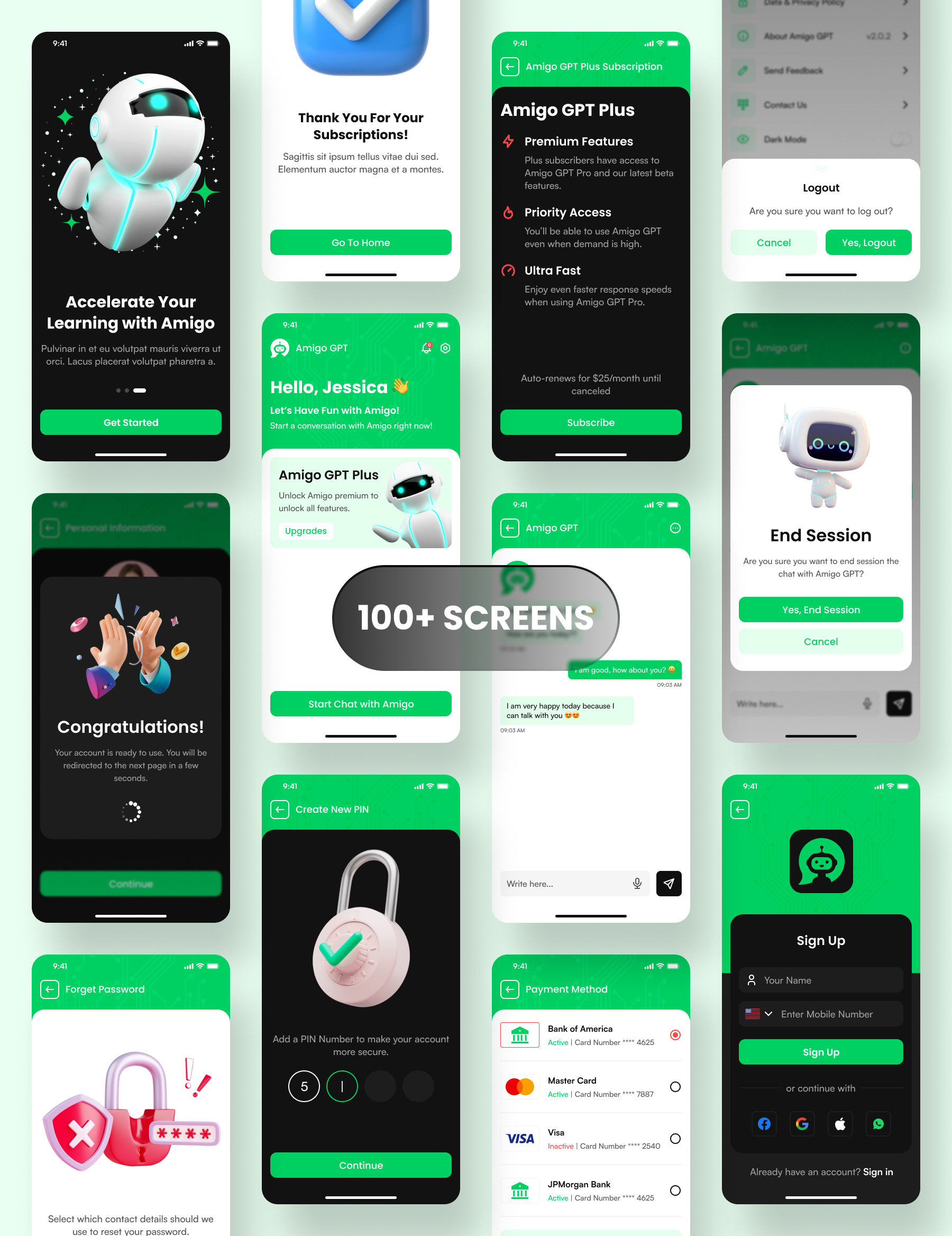 AI Chatbot GPT Mobile App PWA React Template - Amigo Chat GPT by The ...