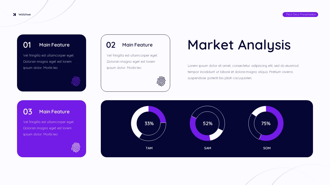 Purple Creative Modern Agency Pitch Deck Presentation, Presentation ...