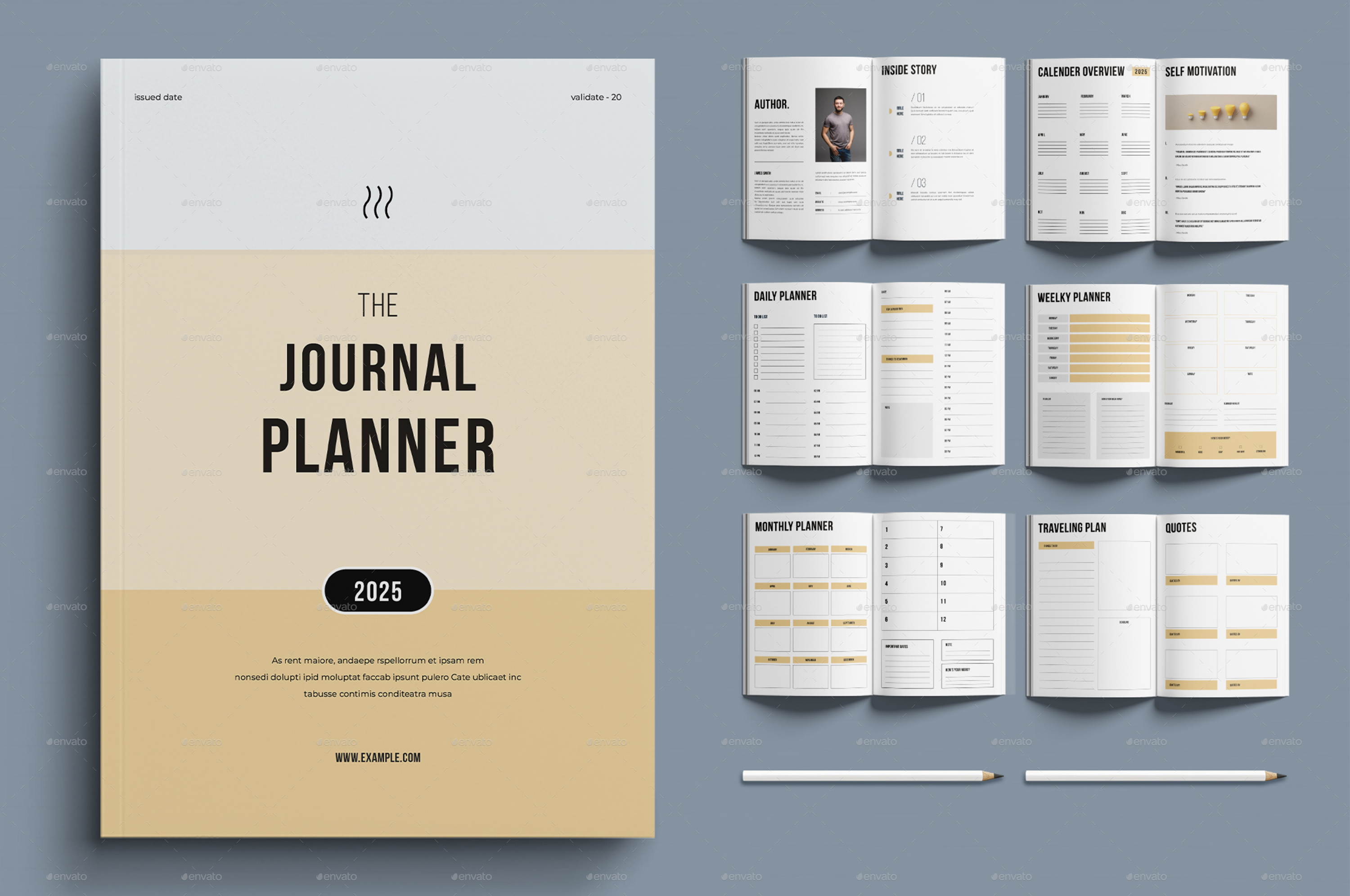 Journal Planner Template, Print Templates | GraphicRiver