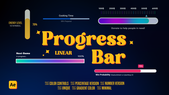 Linear Progress Bar, After Effects Project Files | VideoHive