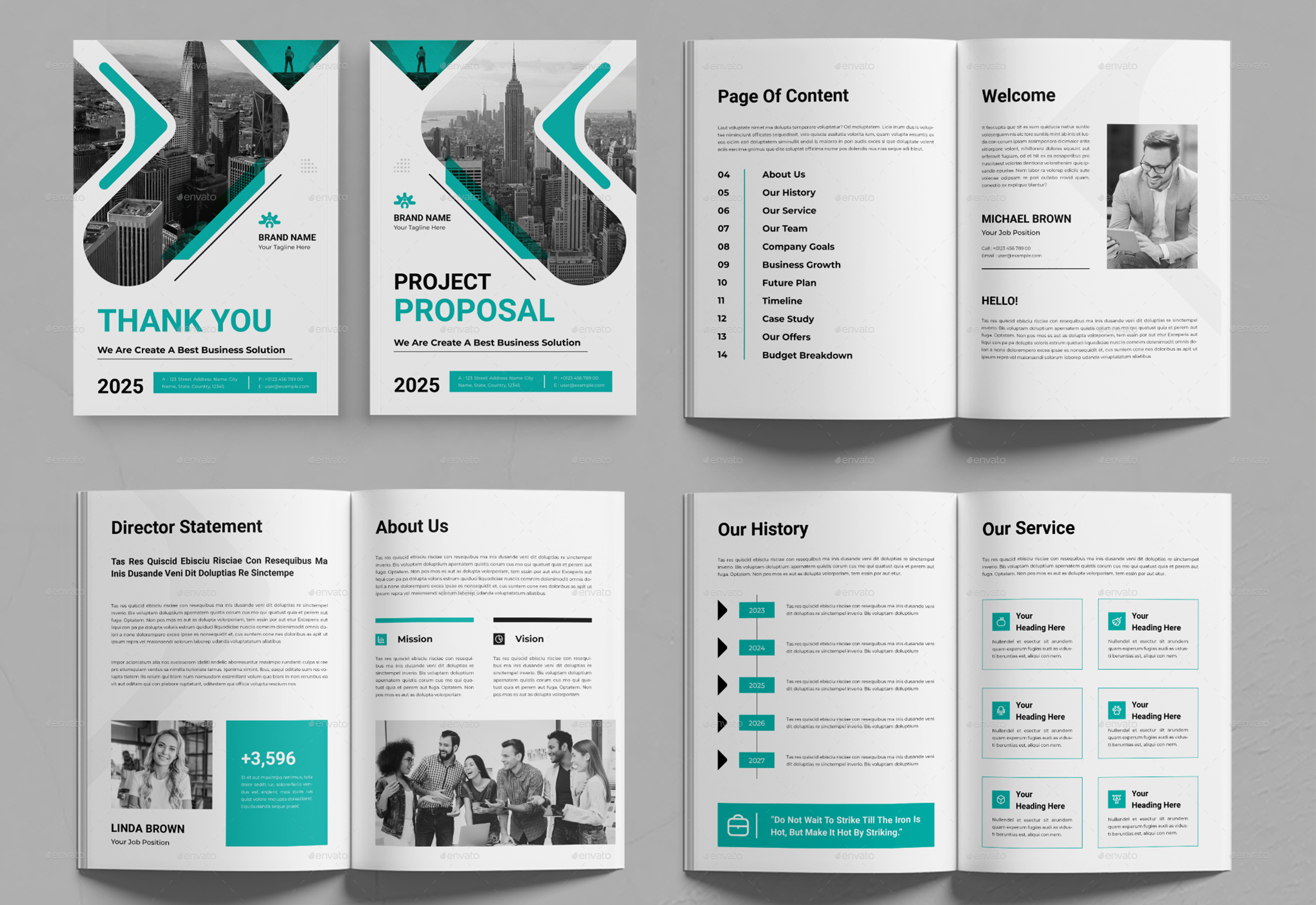 Business Project Proposal Template, Print Templates | GraphicRiver