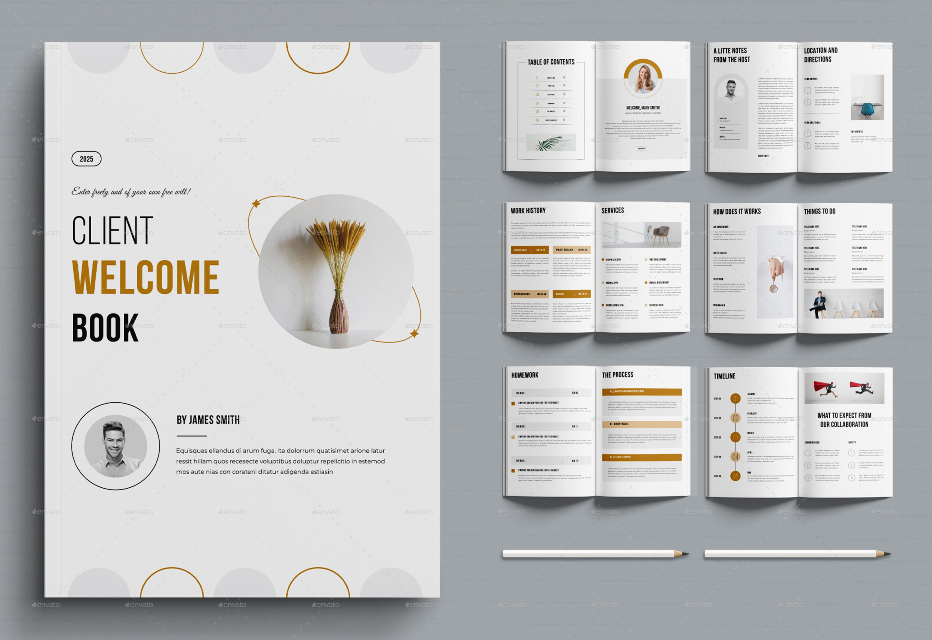 Welcome Guide Design Template, Print Templates | GraphicRiver
